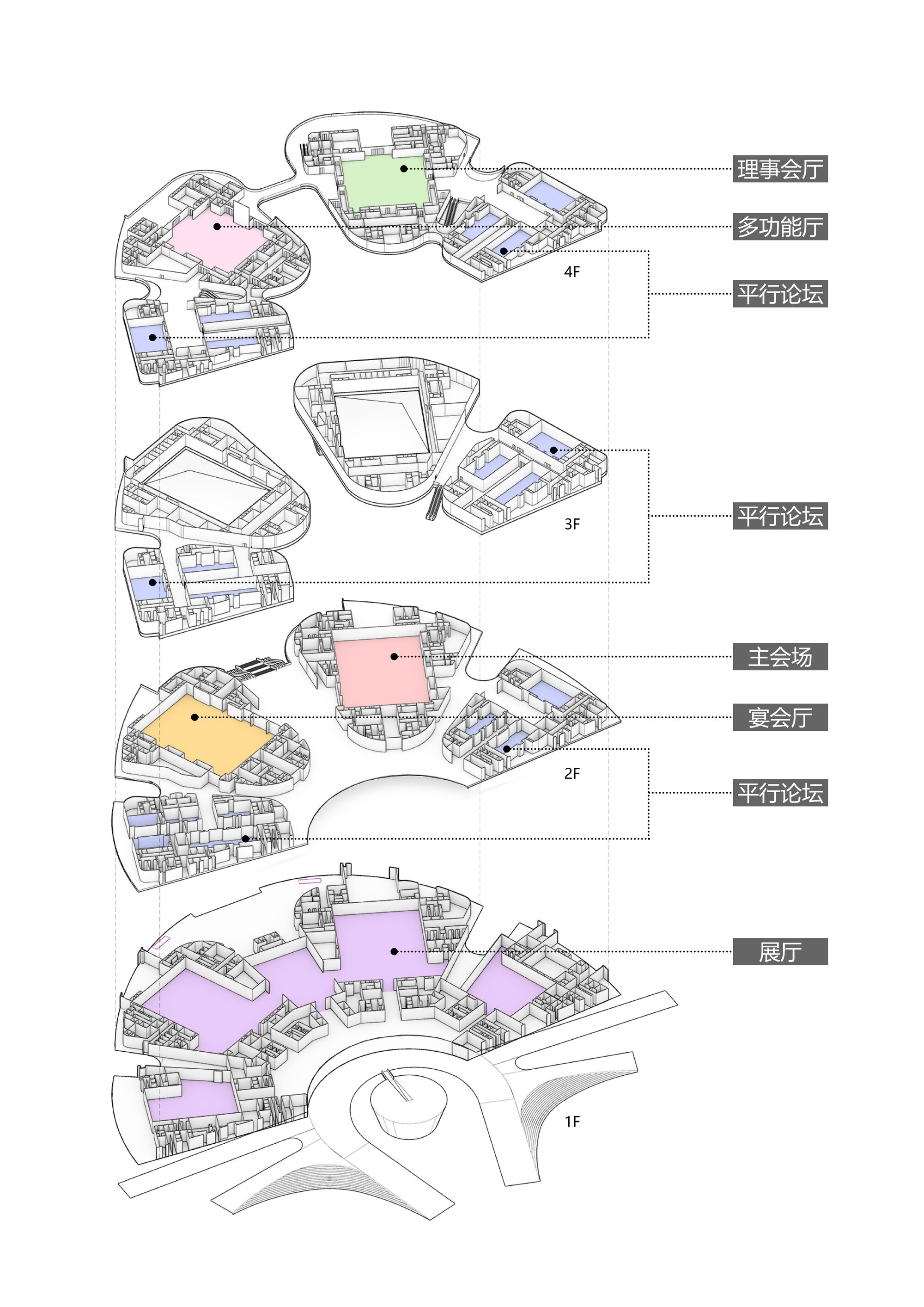 Gallery of IFF Convention Center / BIAD + AAUPC + TJAD - 19