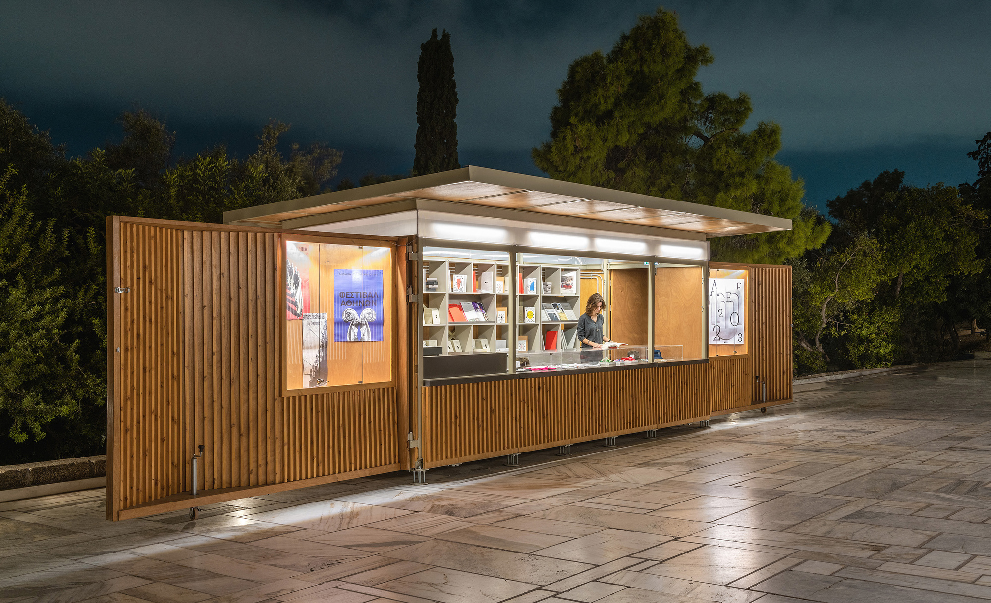Gallery of Demountable Pavilions for the Odeon Herodes Atticus / FLUX ...