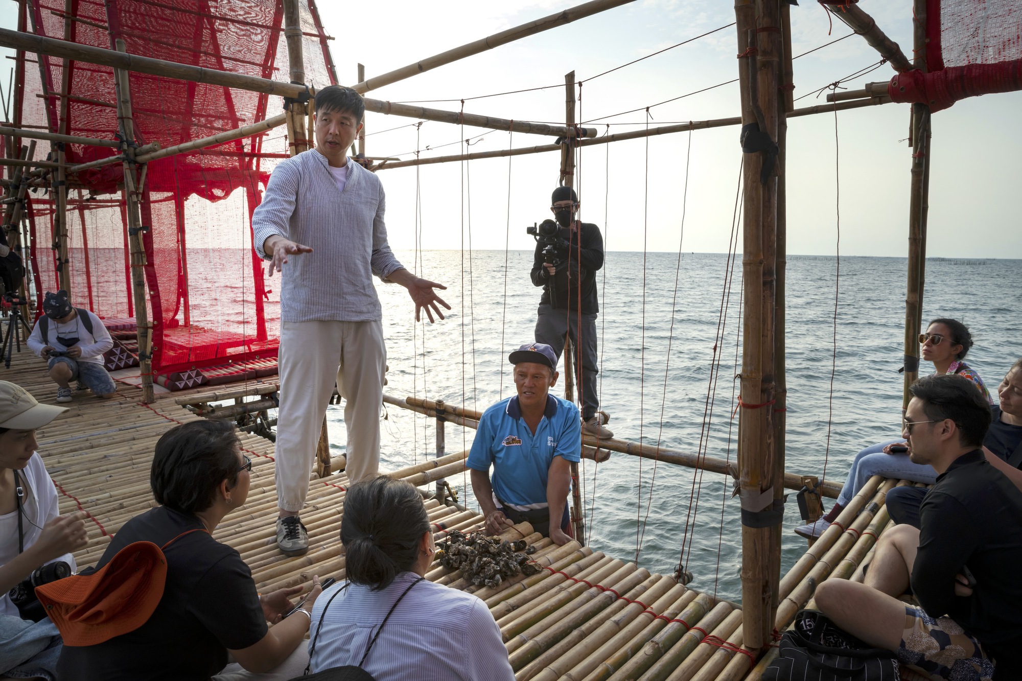Gallery of Angsila Oyster Scaffolding Pavilion / CHAT Architects - 11