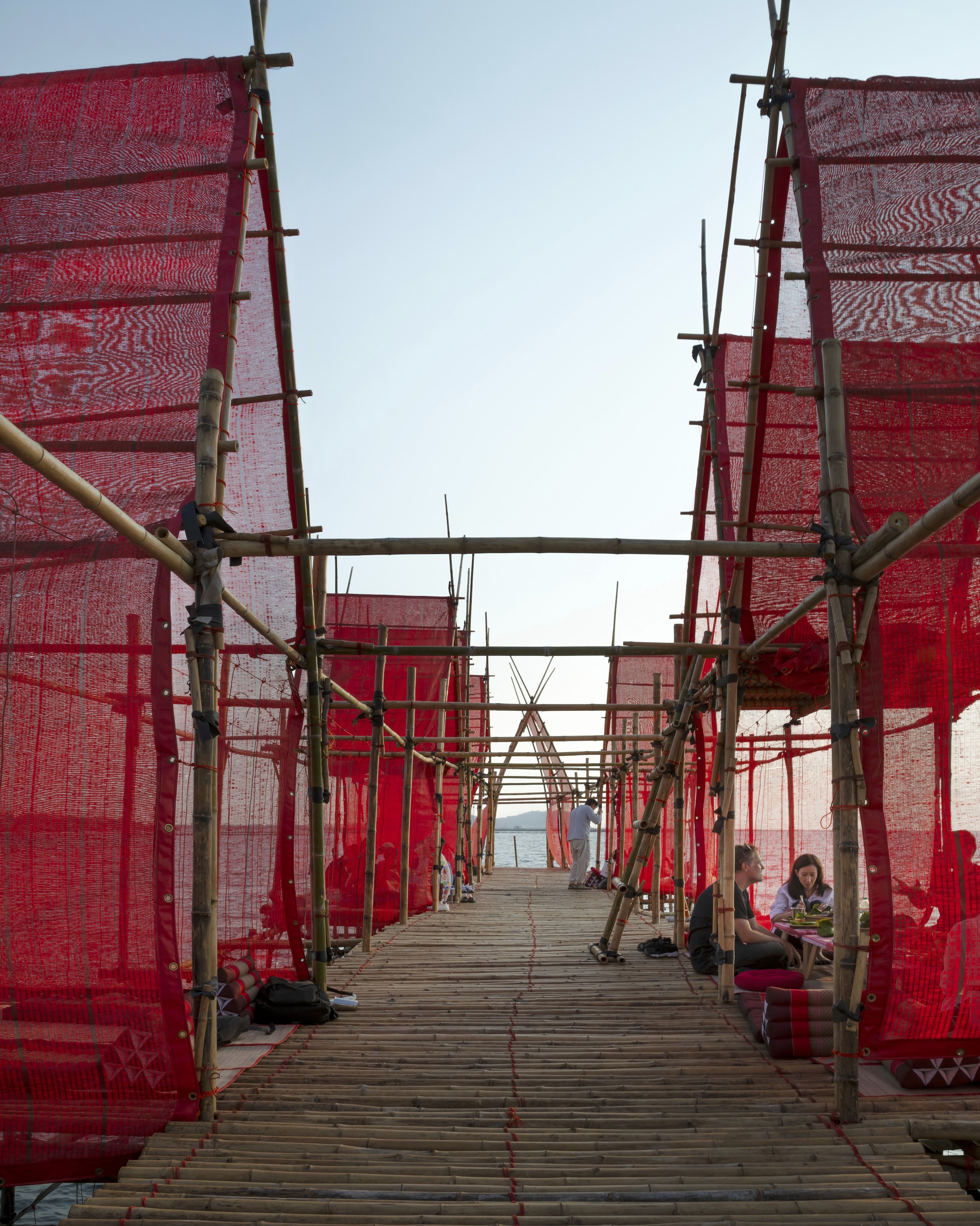 Gallery of Angsila Oyster Scaffolding Pavilion / CHAT Architects - 4
