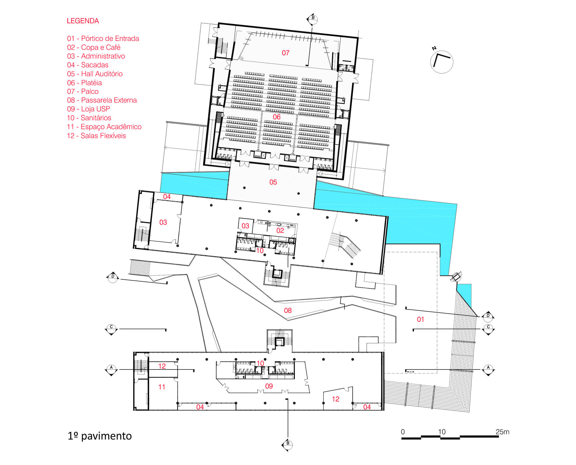 Gallery of International Broadcasting Center of Universidade de São ...
