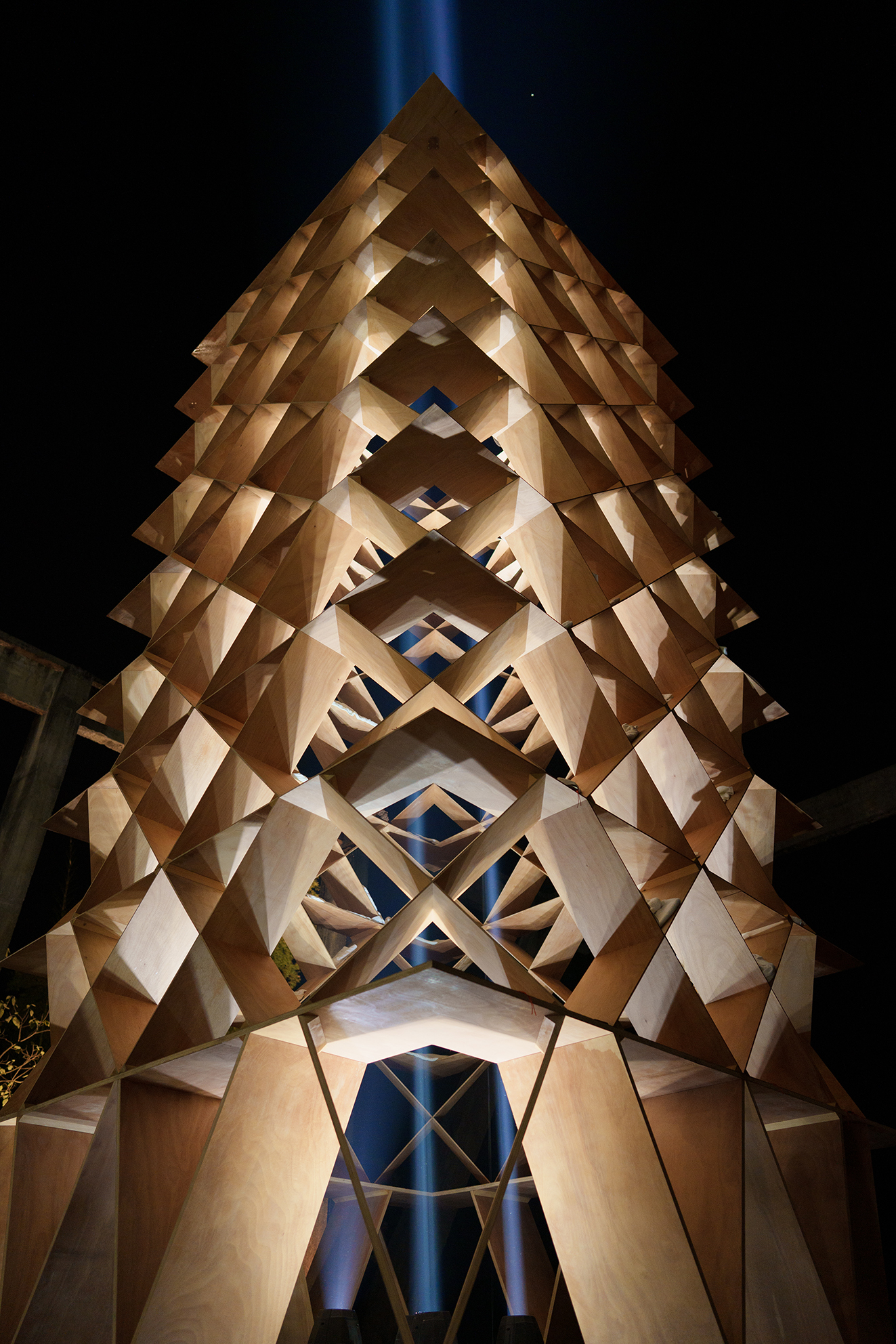 Gallery of Wood Lace Tower / Atelier FCJZ - 13