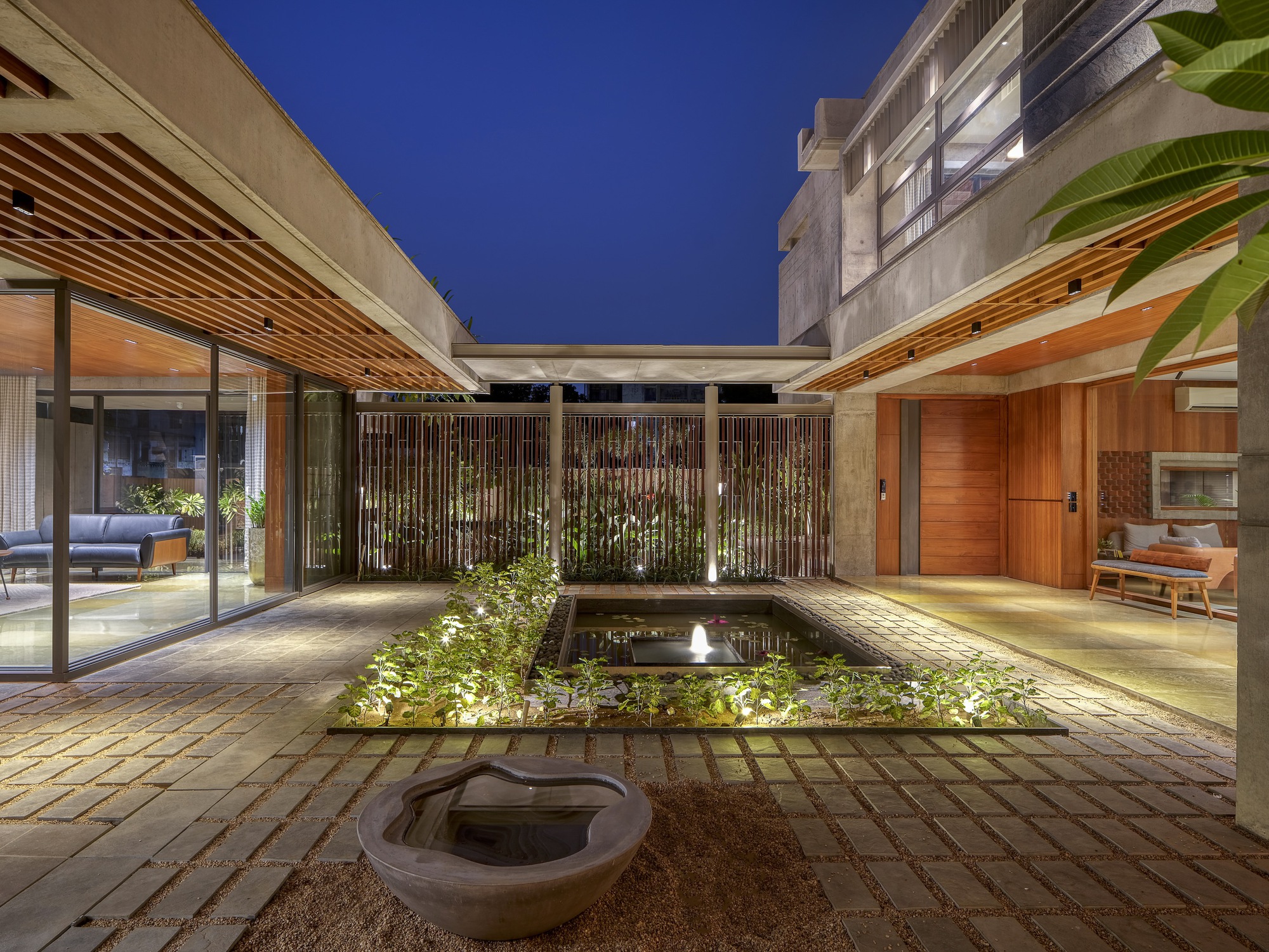 Gallery of The Courtyard House / Rushi Shah Architects + Tattva ...