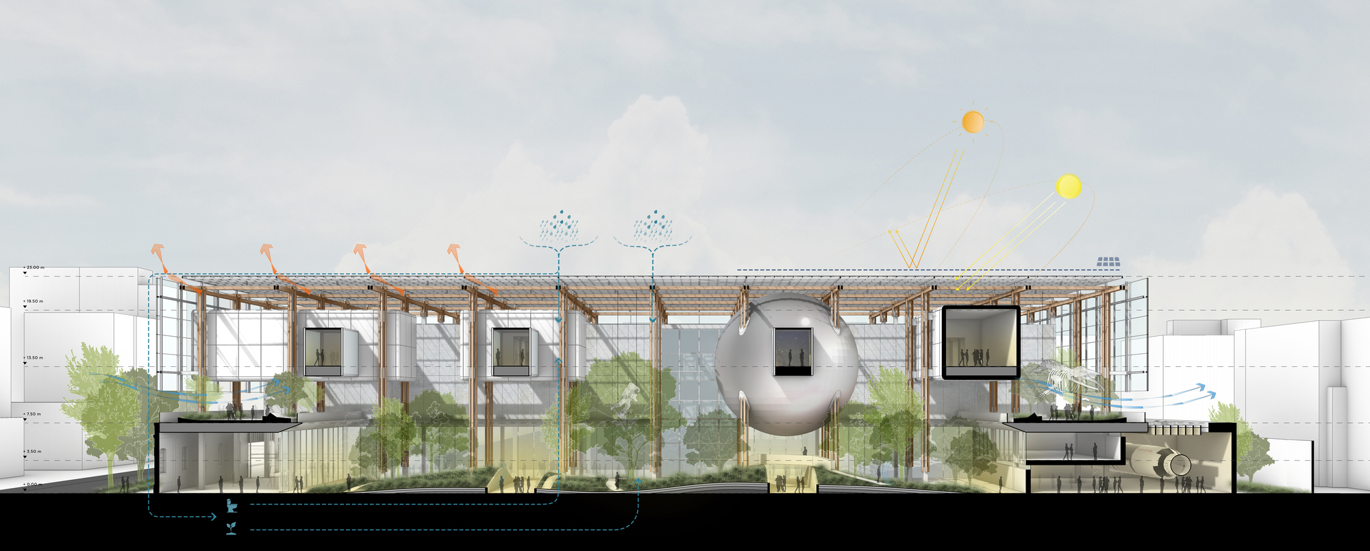 Gallery of A Translucent Art Museum in Dubai and a Biennale Exhibition ...