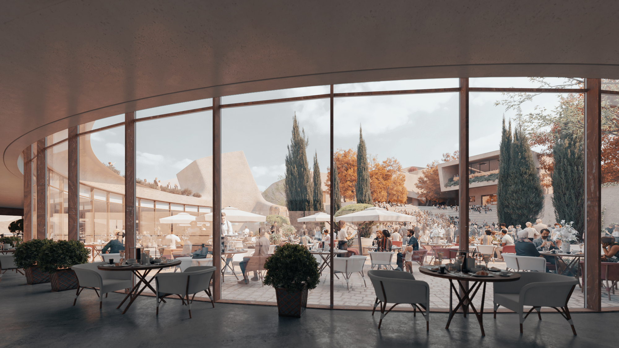 Gallery of A Translucent Art Museum in Dubai and a Biennale Exhibition ...