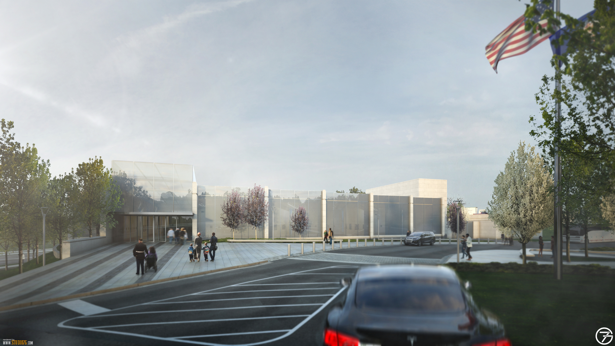 Gallery of A Translucent Art Museum in Dubai and a Biennale Exhibition ...