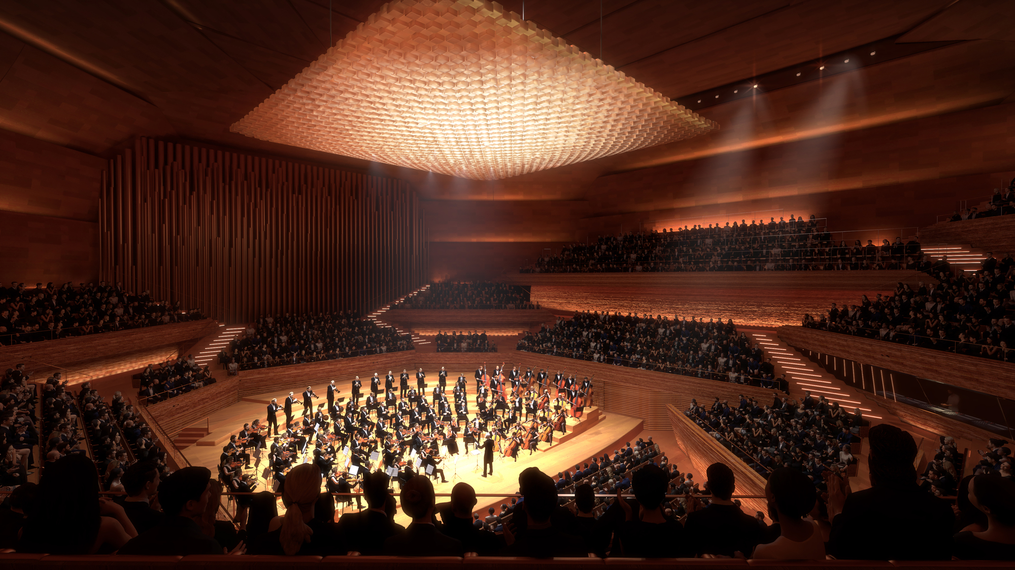 Gallery of BIG Reveals Updated Design for Vltava Philharmonic Hall in Prague - 6