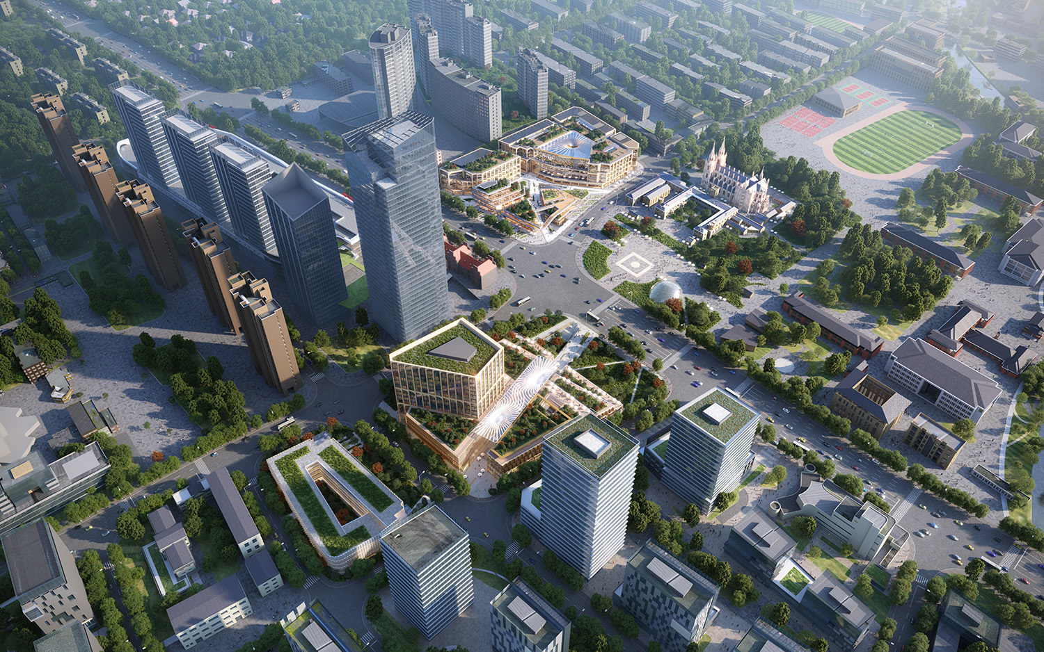 Gallery of Goettsch Partners Wins Urban Renewal Design Competition in ...