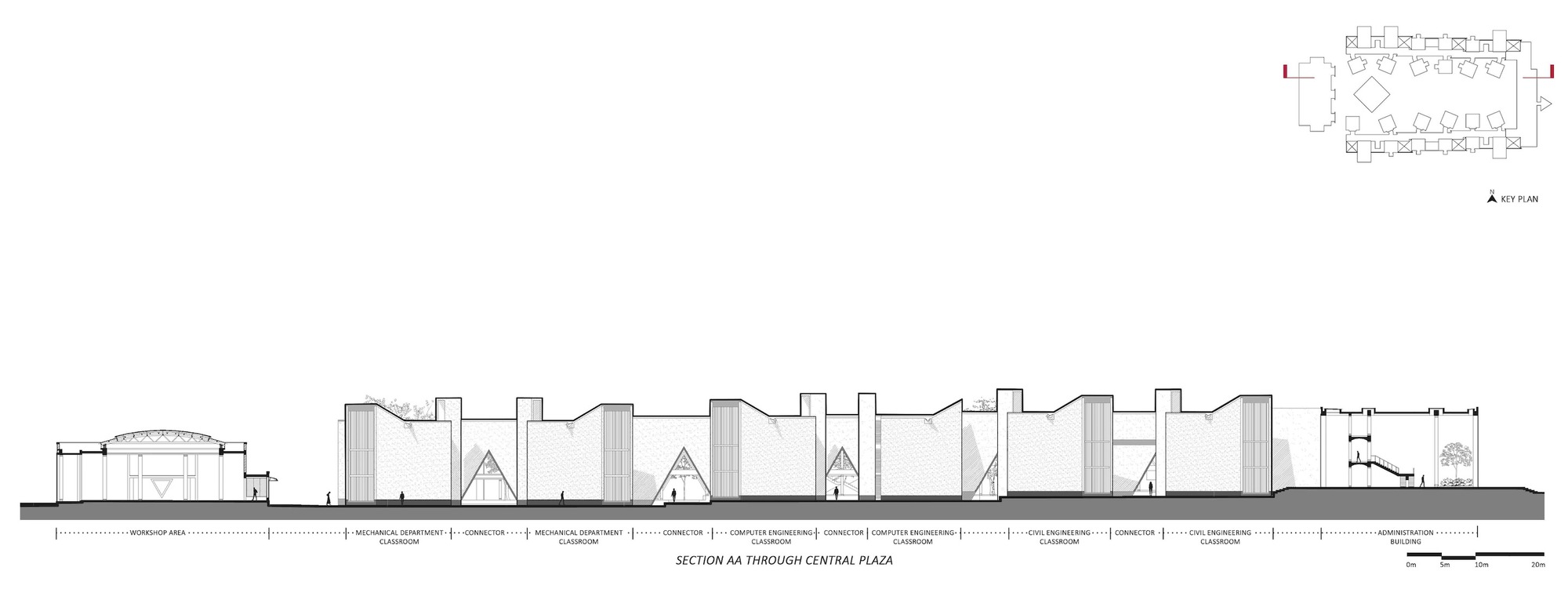 Gallery of Bajaj Institute of Technology Wardha / CCBA Designs - 17