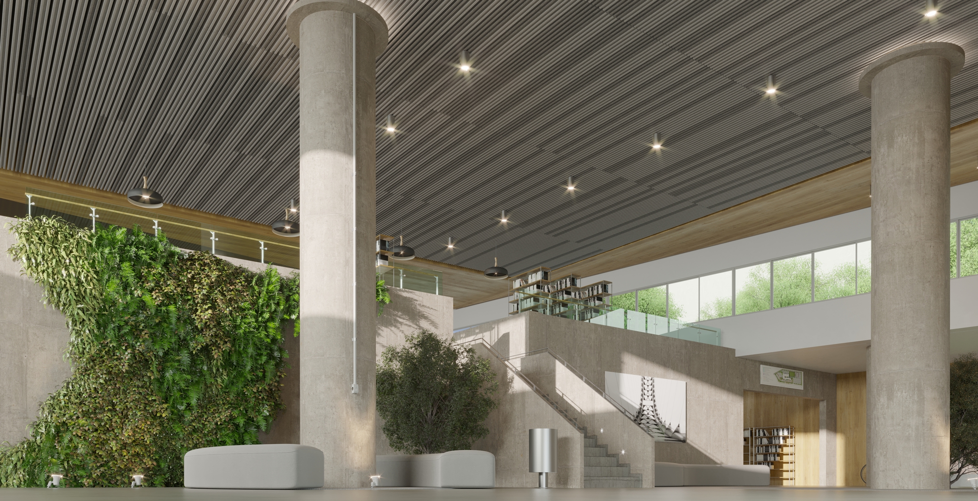 Gallery of Line by Line: Suspended Ceilings that Blend Acoustics and ...