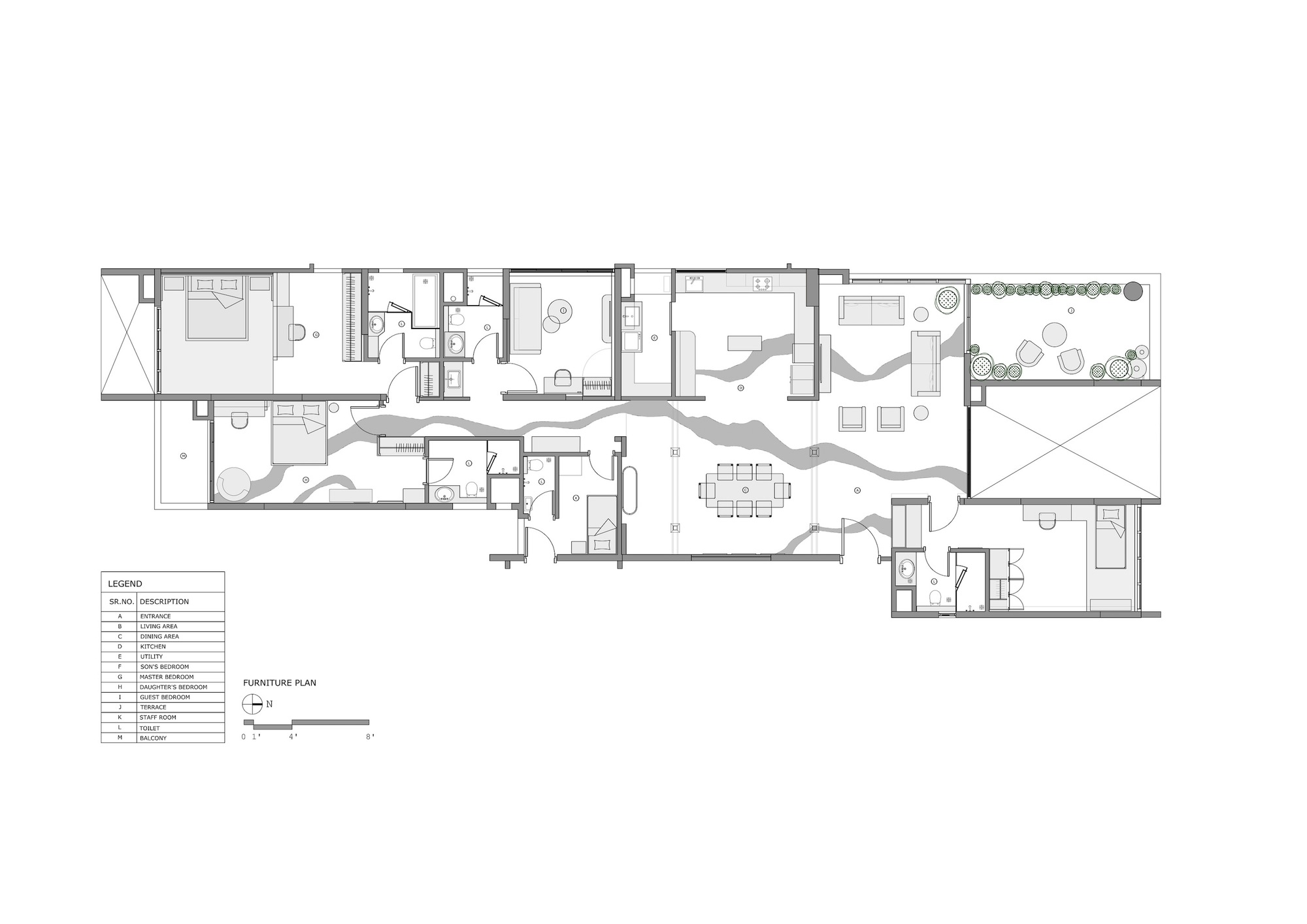 Gallery of The Stream House / amoeba design - 16