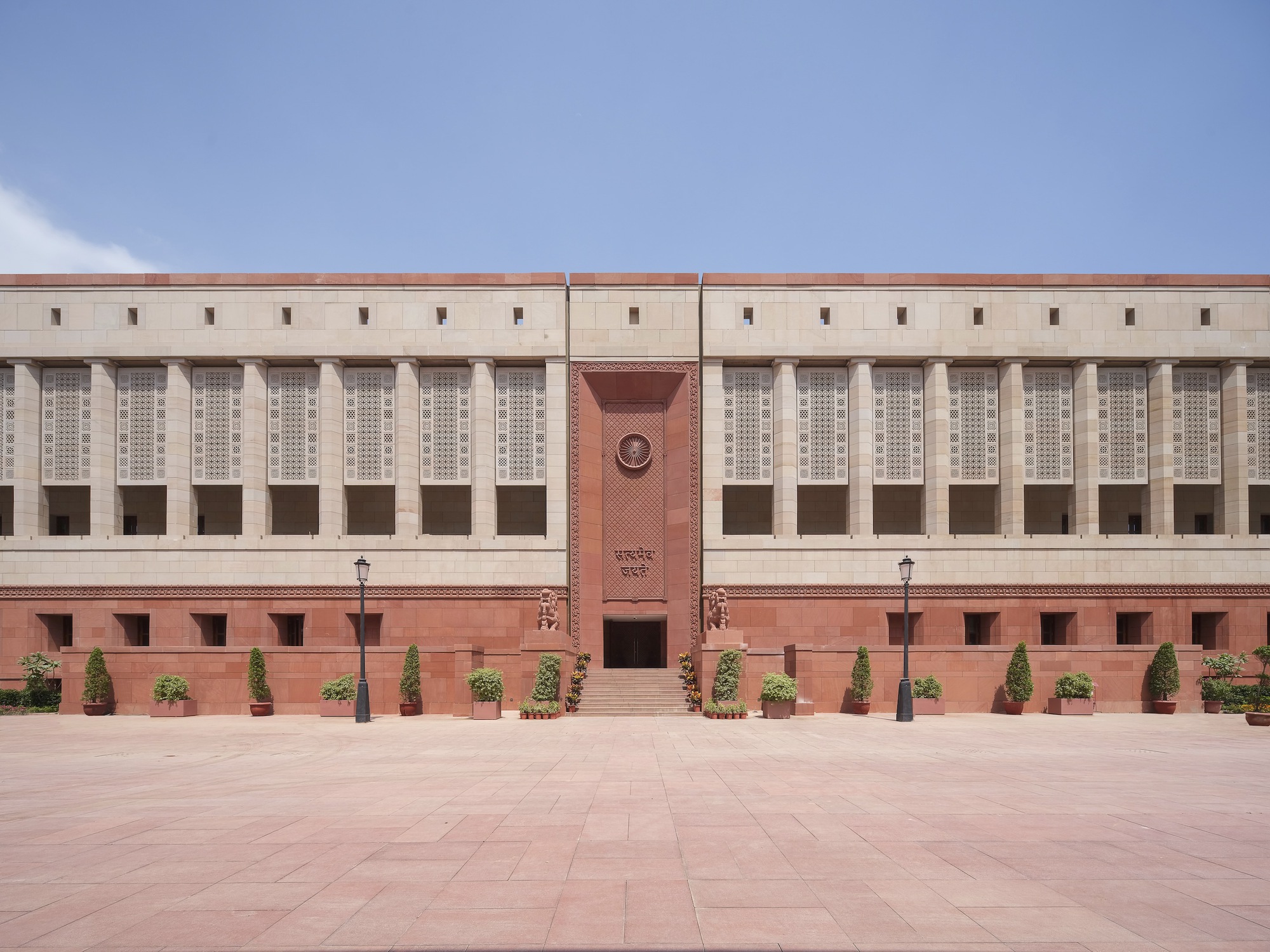 Gallery of 15 Projects in India Using Traditional Jali Wall Facades ...