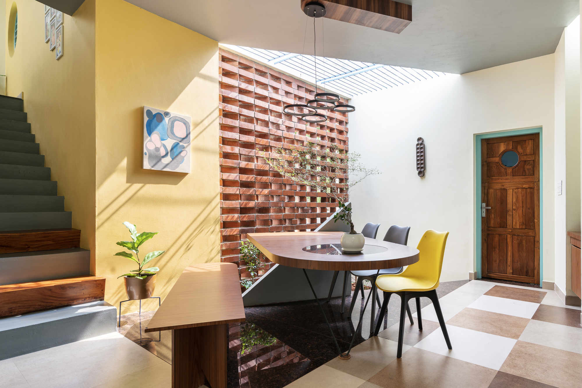 Gallery of 15 Projects in India Using Traditional Jali Wall Facades ...