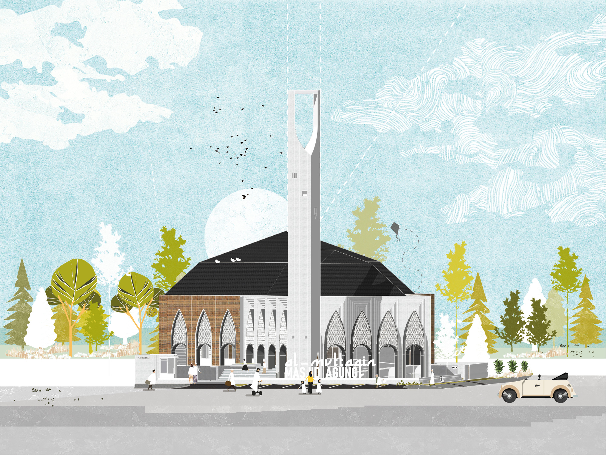 Gallery of Al-Muttaqin Grand Mosque / Andyrahman Architect - 26