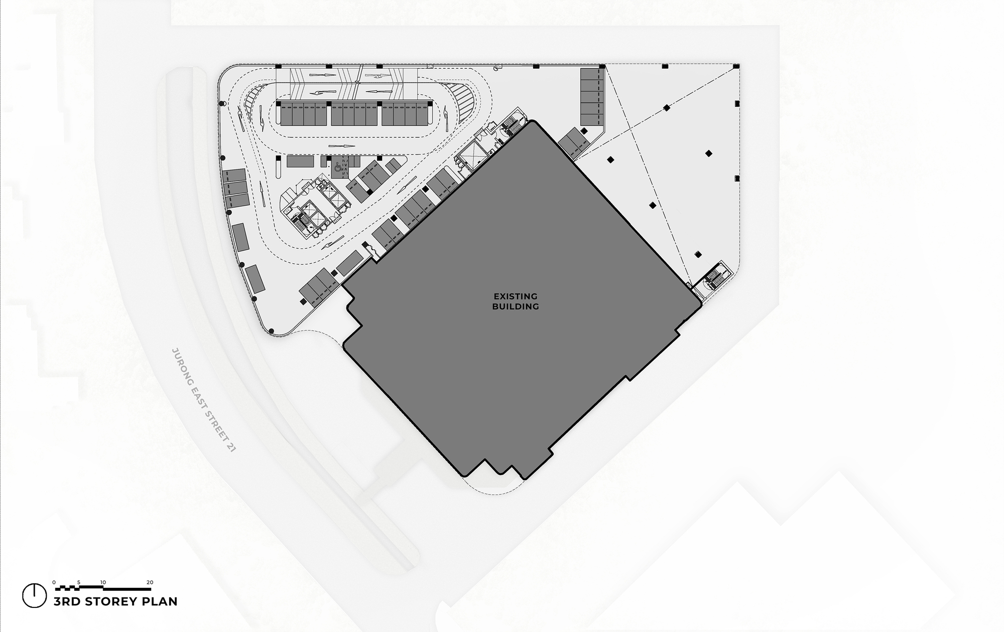 Gallery of ST Engineering Jurong East Hub / Kyoob Architects - 19