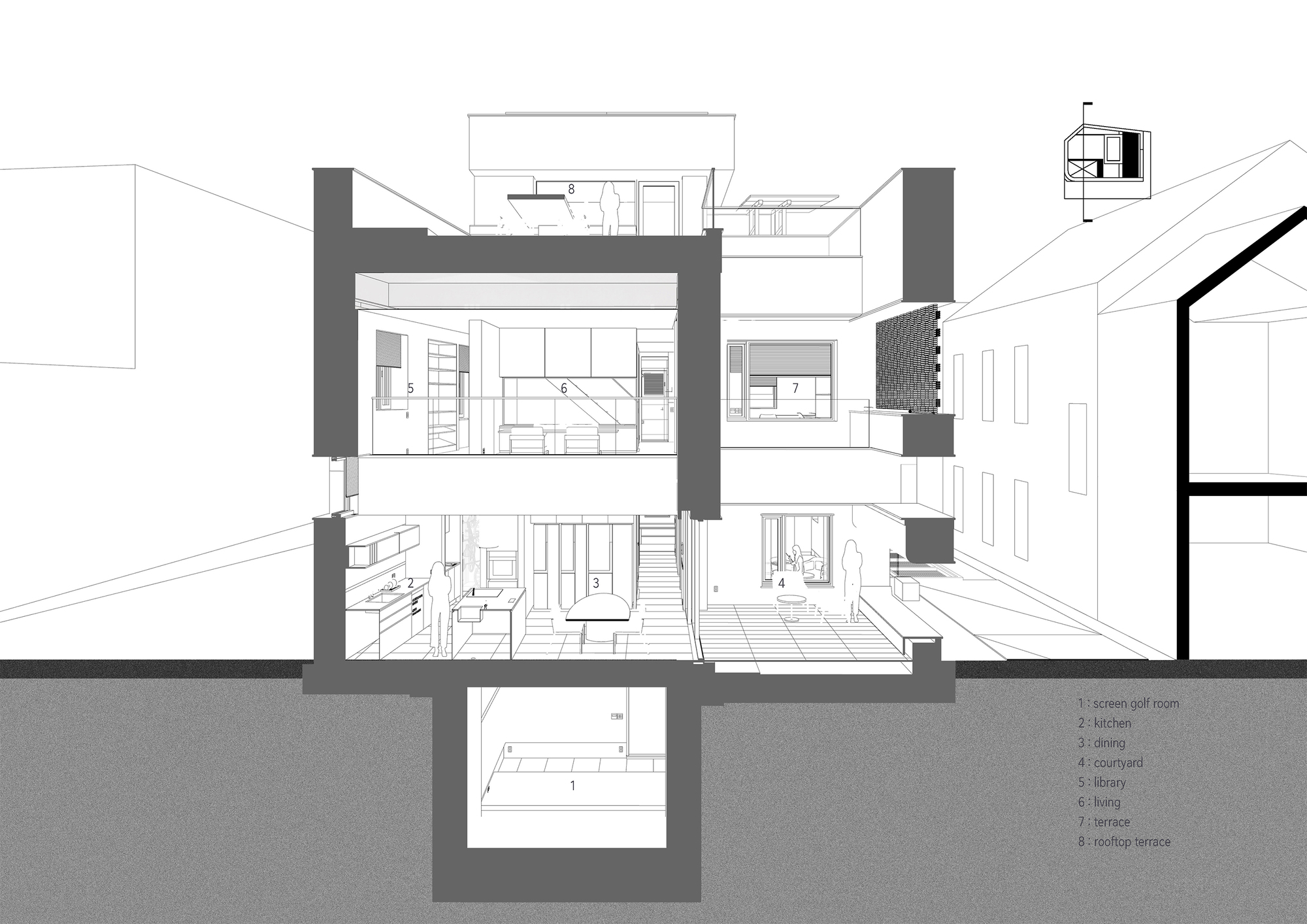 Gallery of Pangyo Two Courtyards House / June Architects - 20