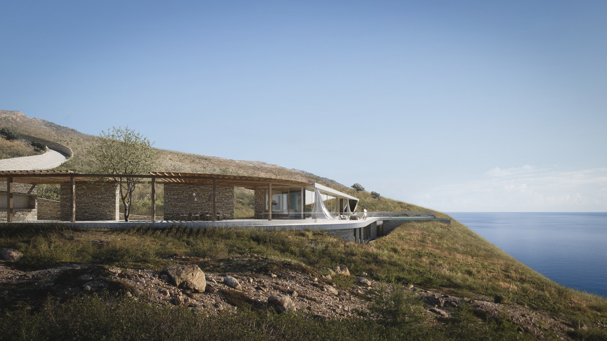 Gallery of A Hotel on Montenegro's Coastline and a Restaurant in India ...
