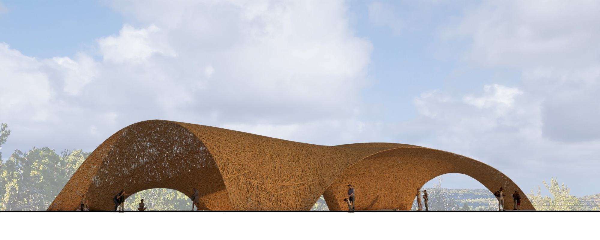 Gallery of Chrysalis Entrance Pavilion / Cave Urban - 18