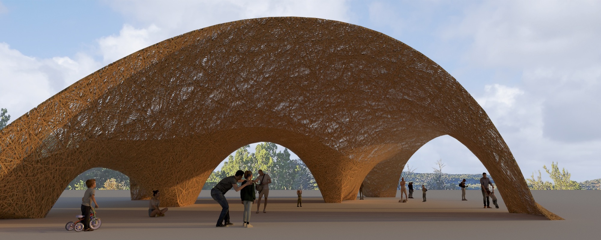 Gallery of Chrysalis Entrance Pavilion / Cave Urban - 17