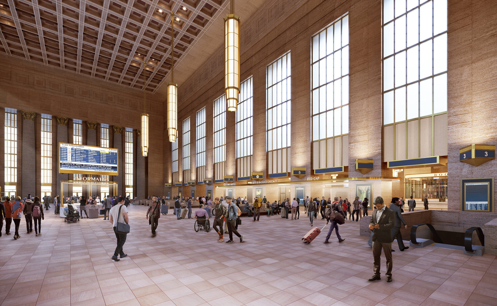 Gallery of SOM's 30th Street Station Redevelopment in Philadelphia ...