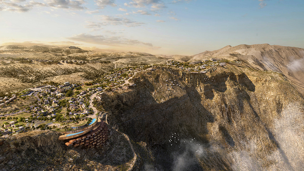 Carte Des Montagnes D'akhdar Alila Jabal Akhdar Eluxtravel