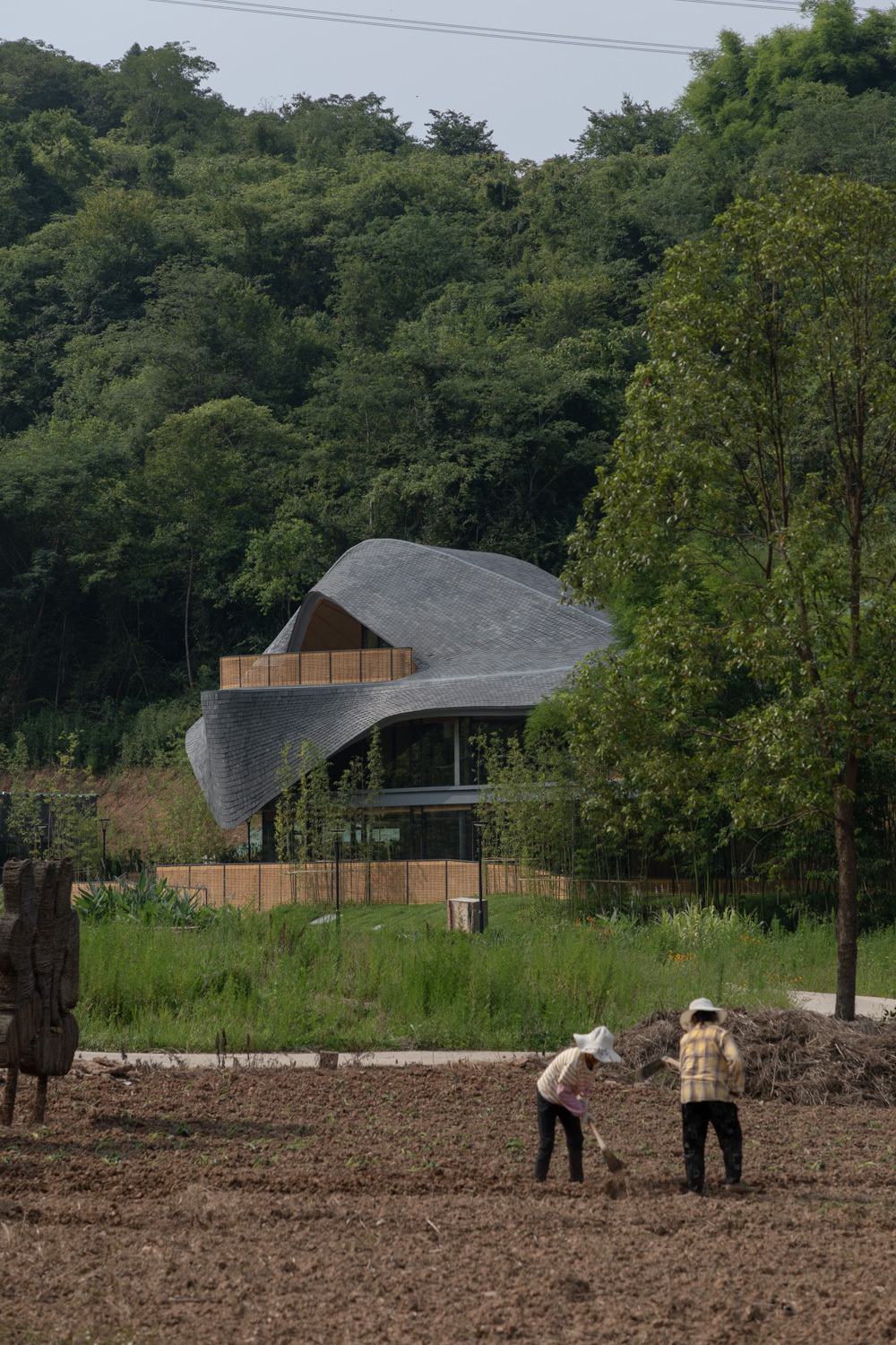 Gallery of Linpan Cloud Eye: Chengdu Dayi Rural Neighborhood Center ...