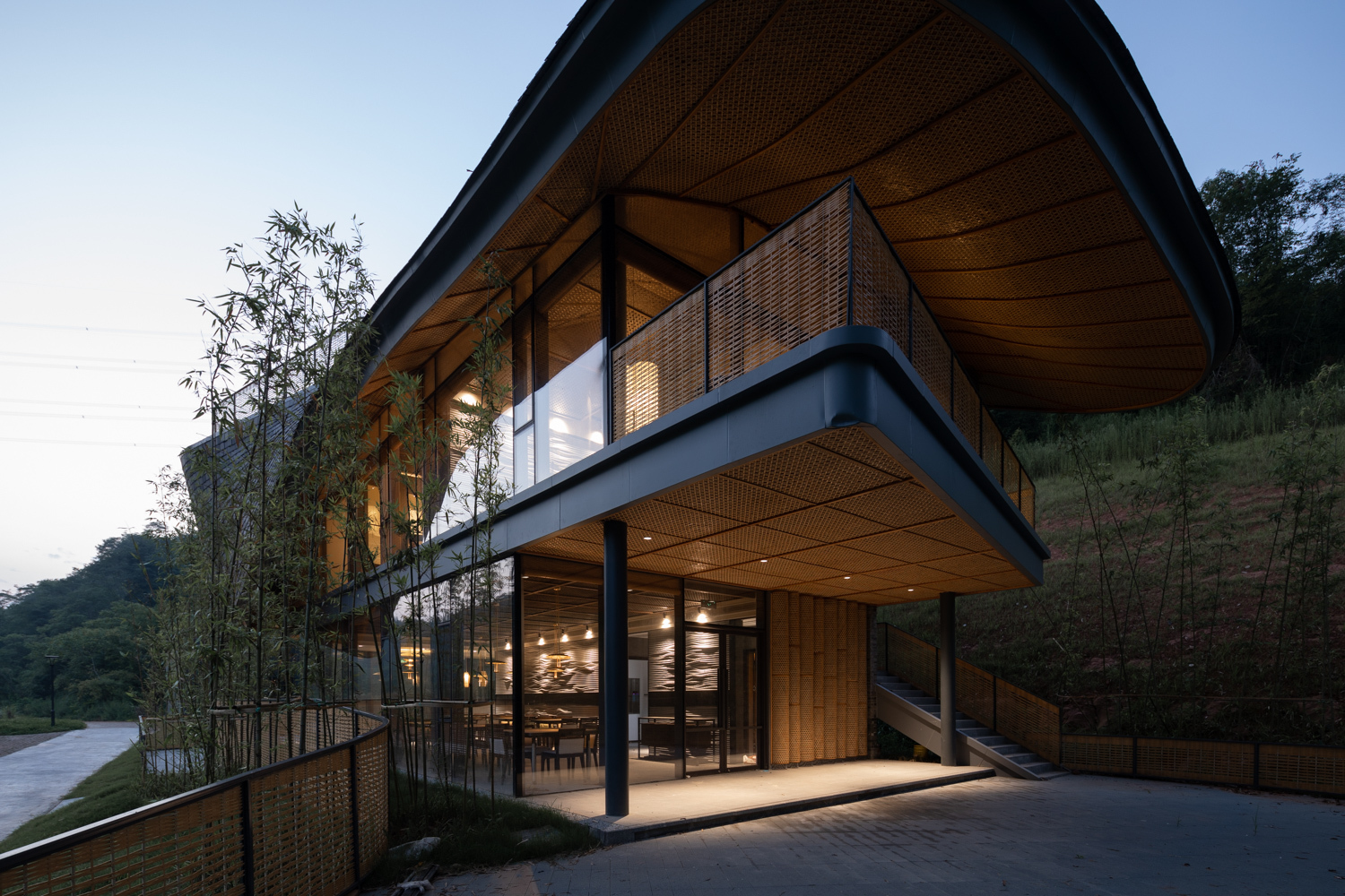 Gallery of Linpan Cloud Eye: Chengdu Dayi Rural Neighborhood Center ...