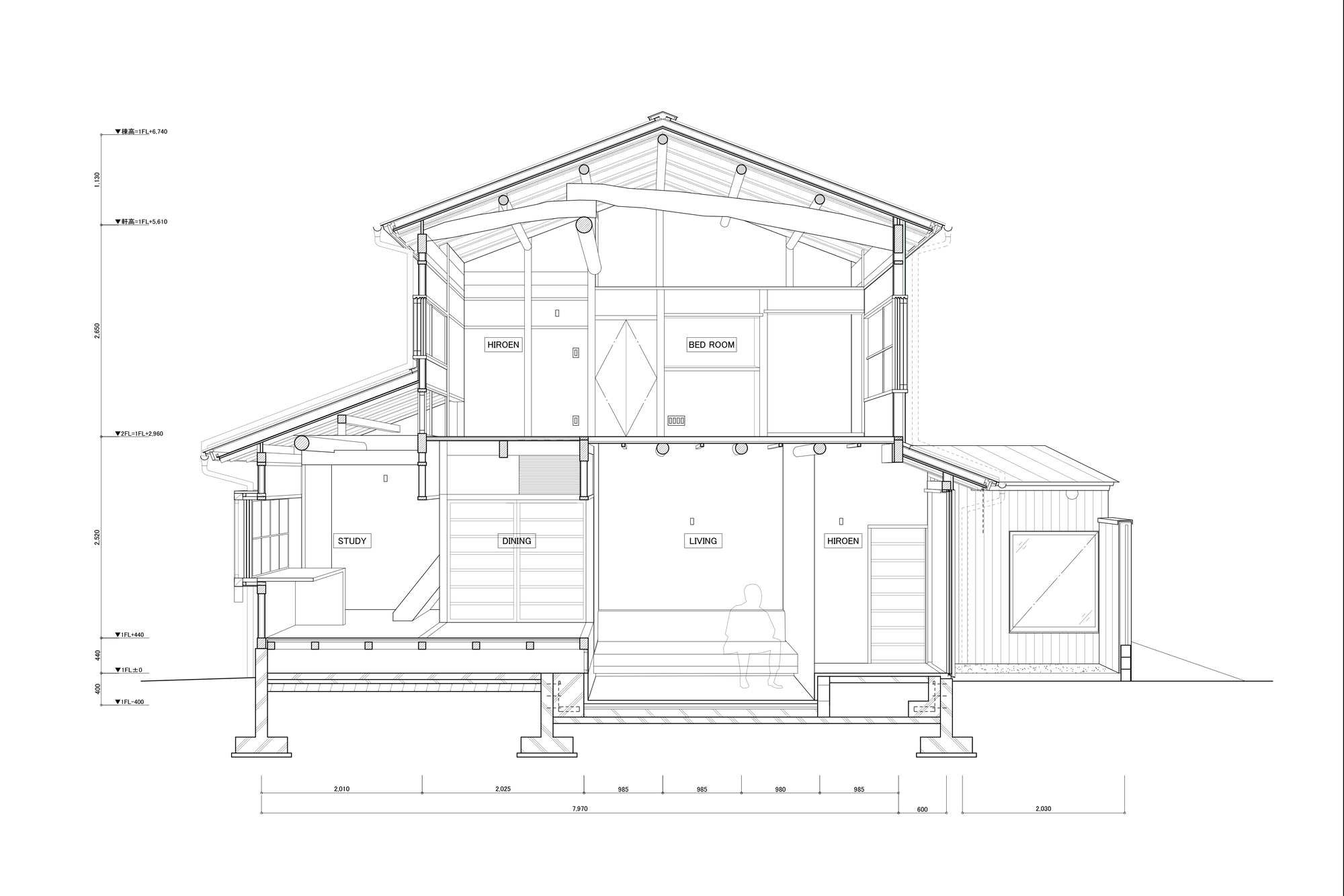 Gallery of Machiya East of Kinkakuji Temple House / design it - 24
