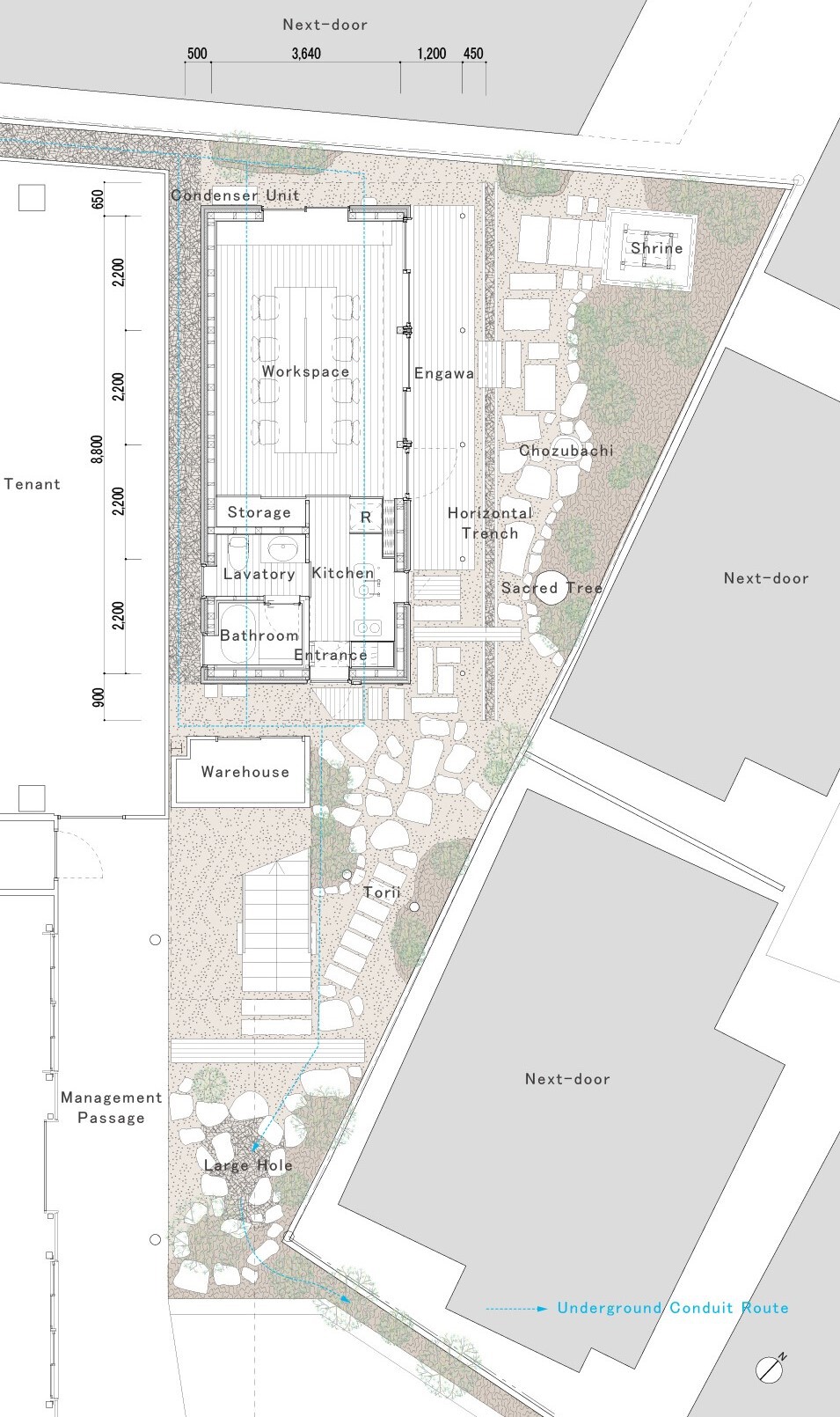 Gallery of KANAME NO MORI : Keystone Forest Commercial Building / Nori ...