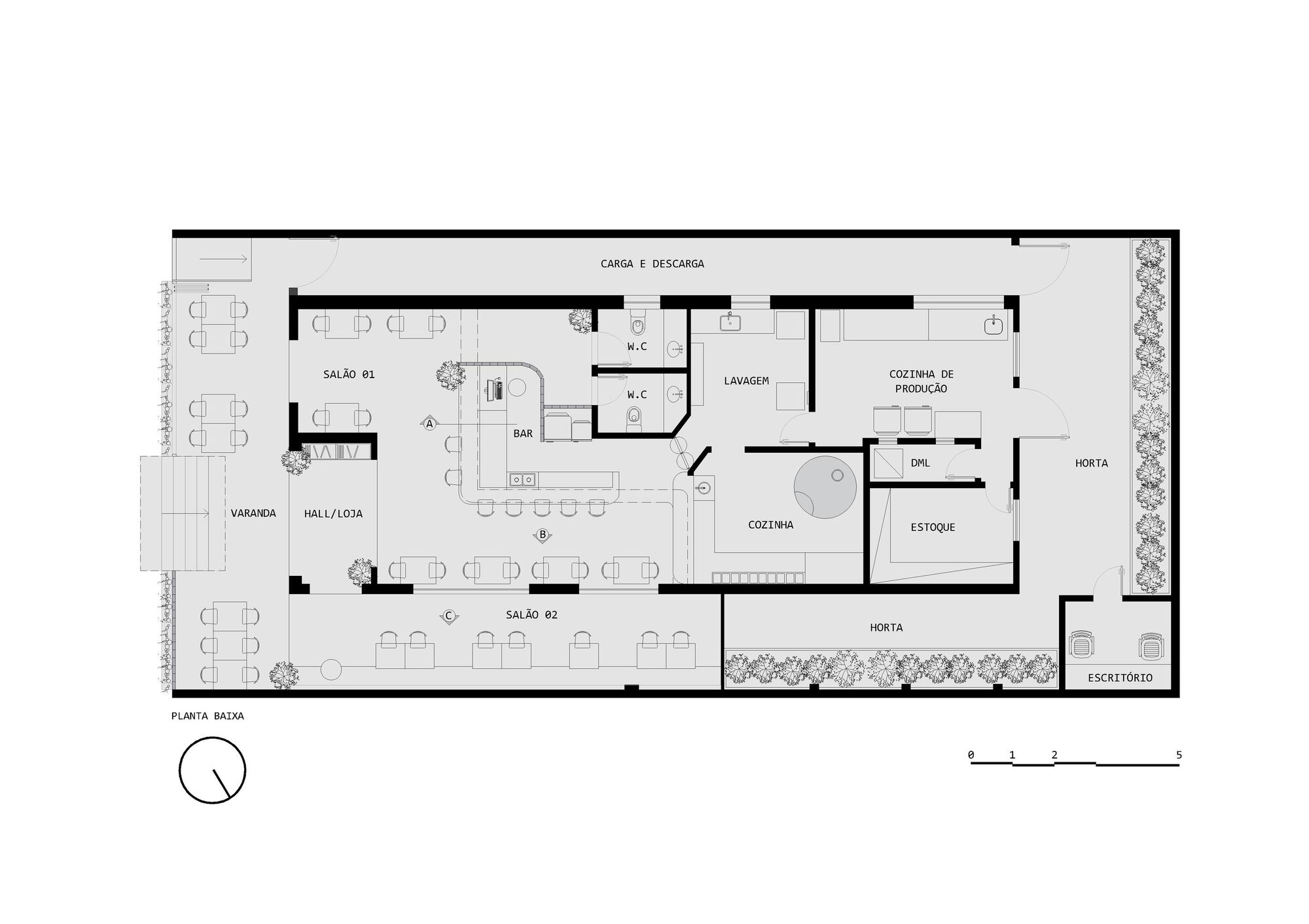 Galeria de Spotzza Pizzaria / Nó Arquitetura - 25