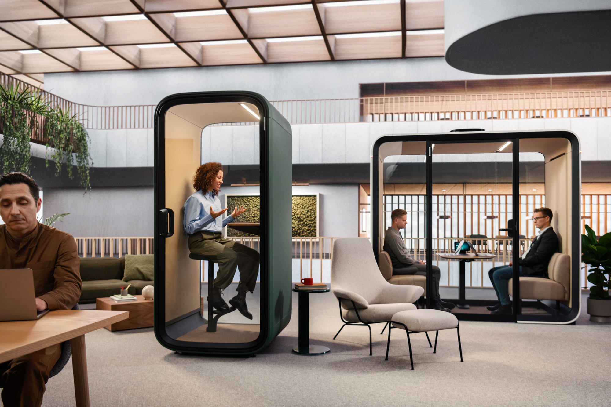 Gallery of Smarter Pods For a Smarter Office: New Smart Work Pods Mark ...