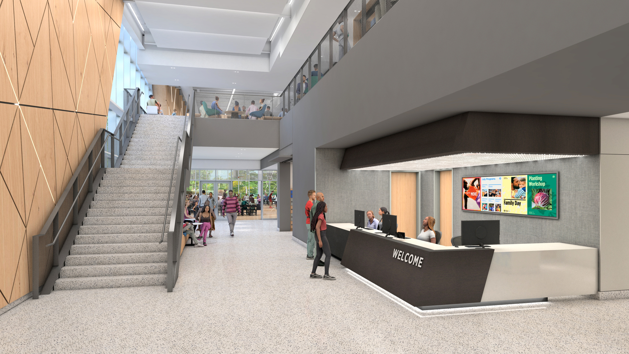 Gallery of Moody Nolan Designs Athletic Facility at the Obama ...