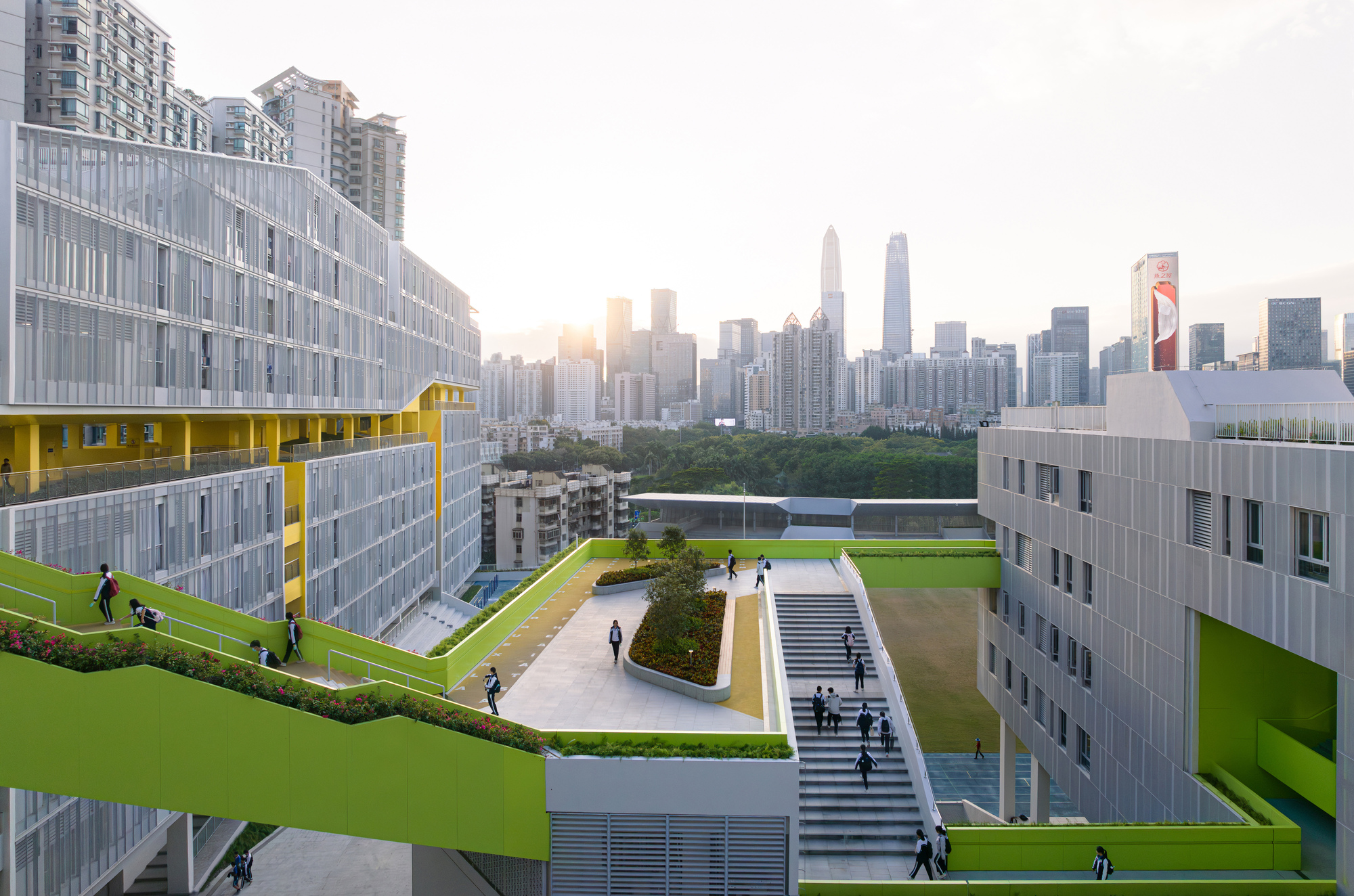 Gallery of FUTIAN High-School Campus / reMIX studio - 14