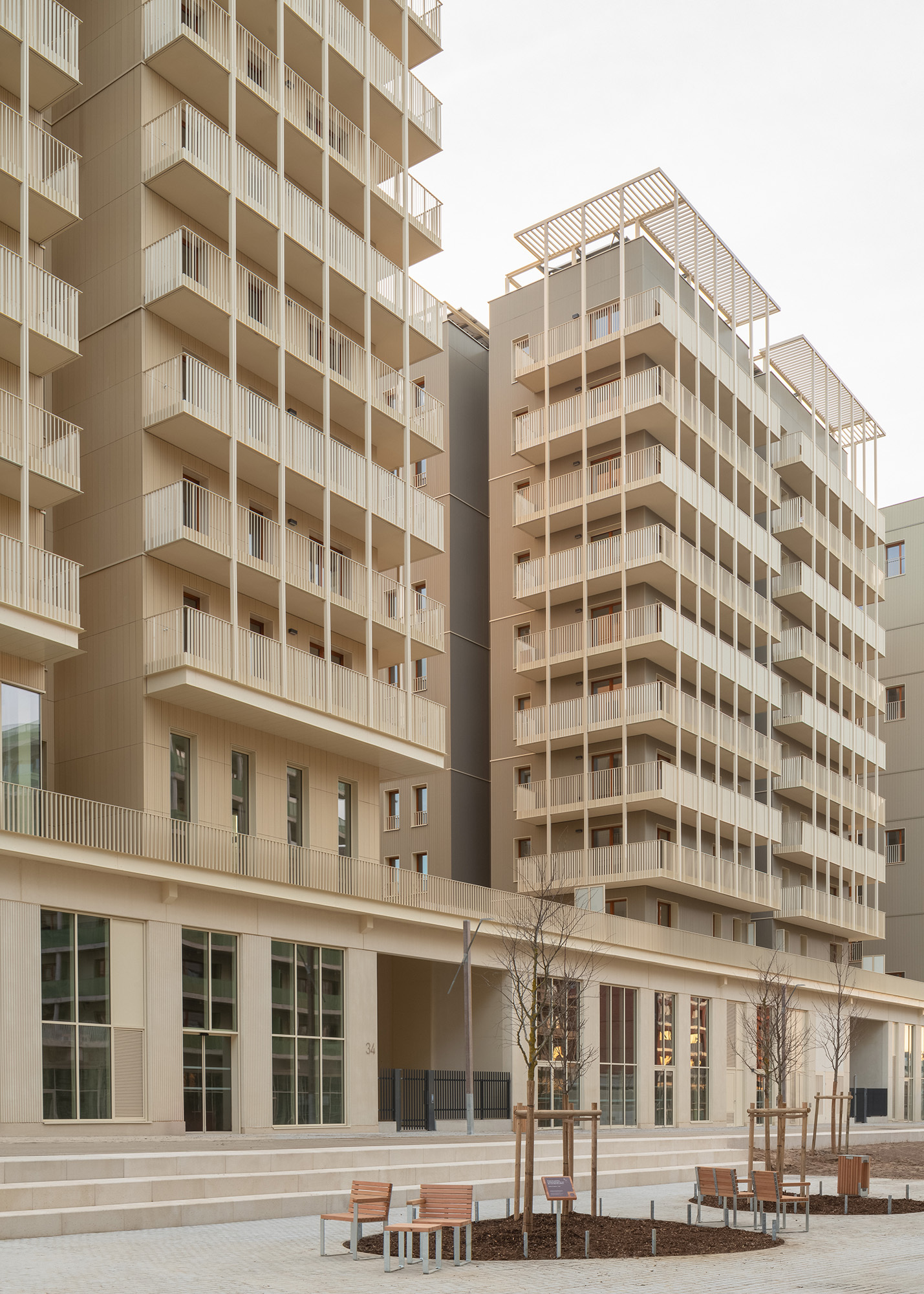 Gallery of Athletes Village Lot E2B / CoBe Architecture & Paysage - 10