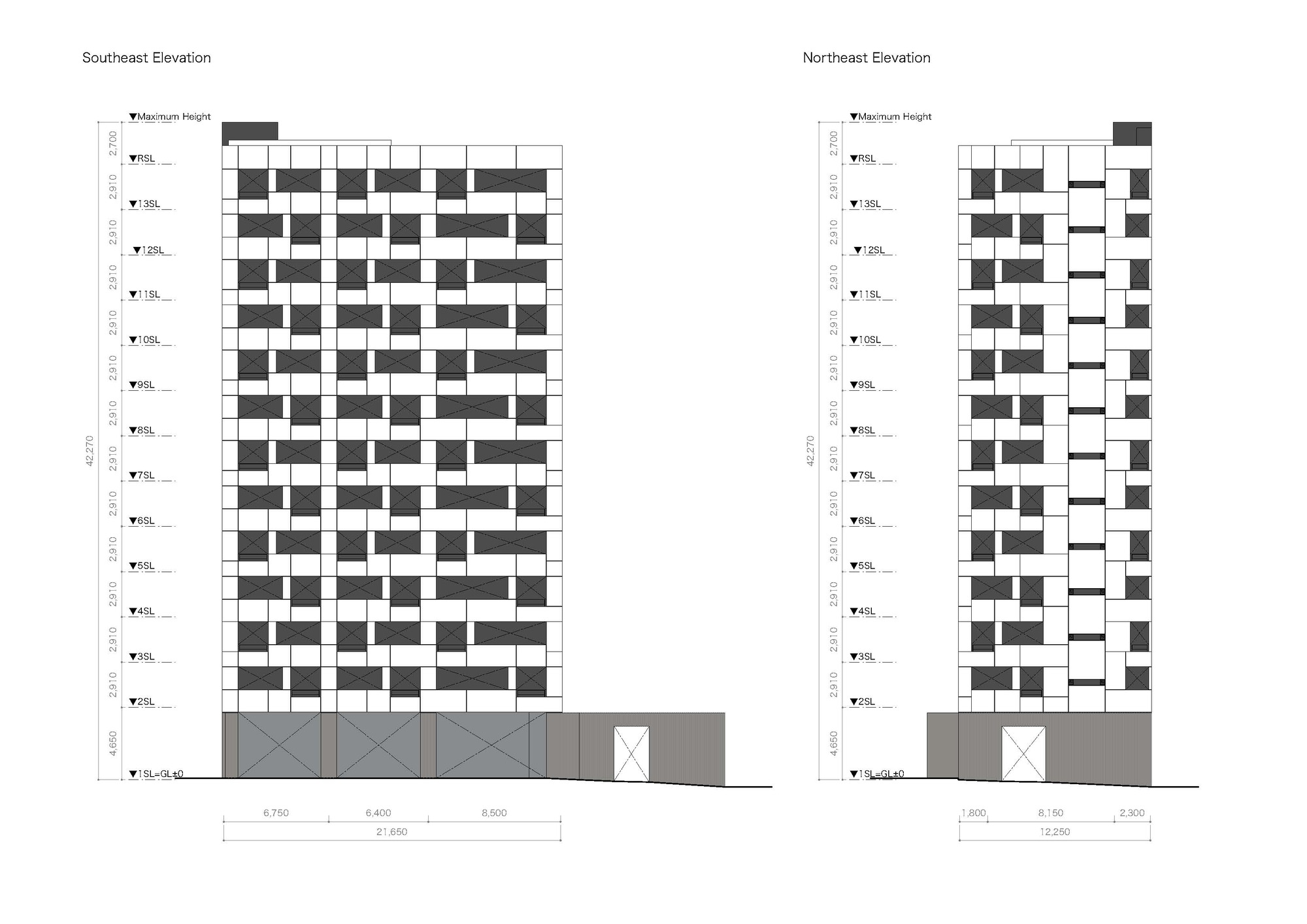 Gallery of MONOCHROME in Fukuoka Residential Complex / SAKO Architects - 22