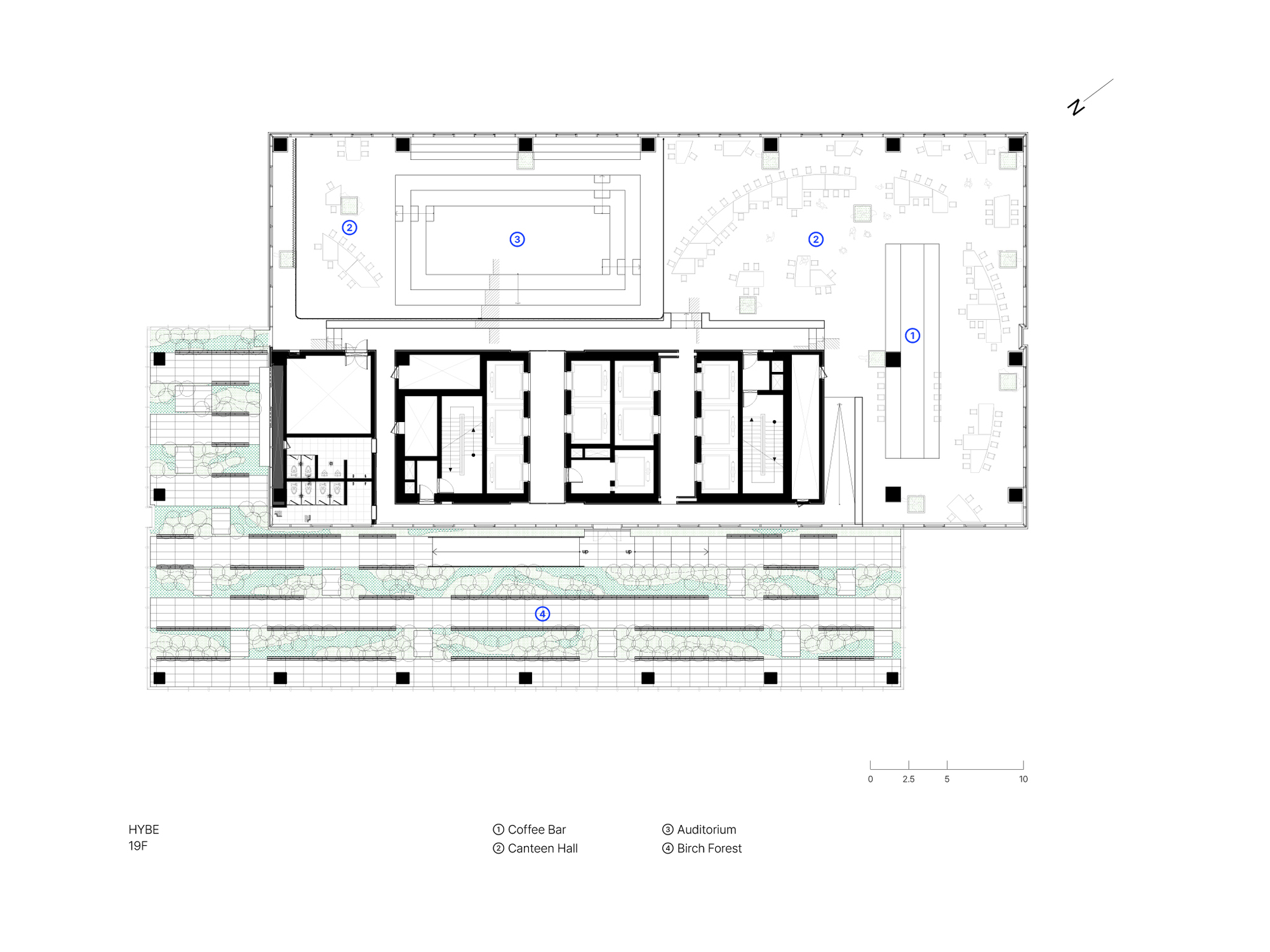Gallery of HYBE Headquarters Office / COM + FHHH Friends - 37