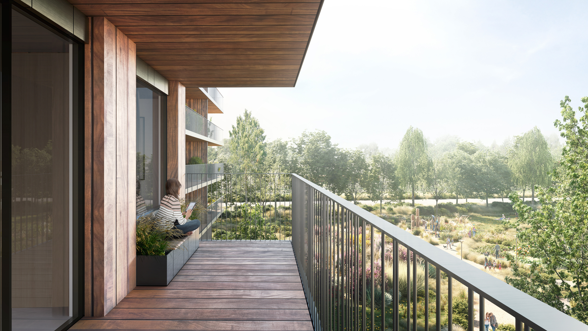 Gallery of Powerhouse Company Designs Largest Timber Housing ...