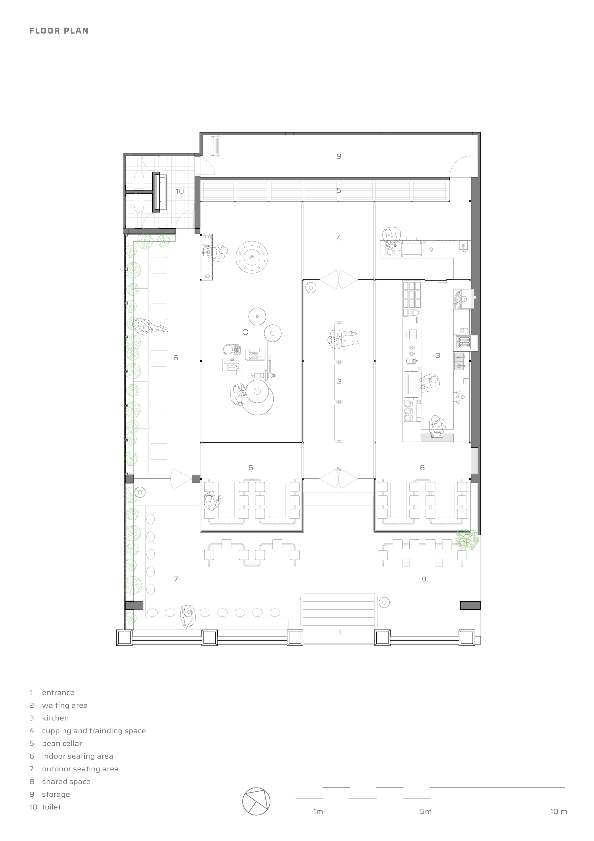 Gallery of % Arabica Ho Chi Minh City Roastery / Nguyen Khai Architects ...