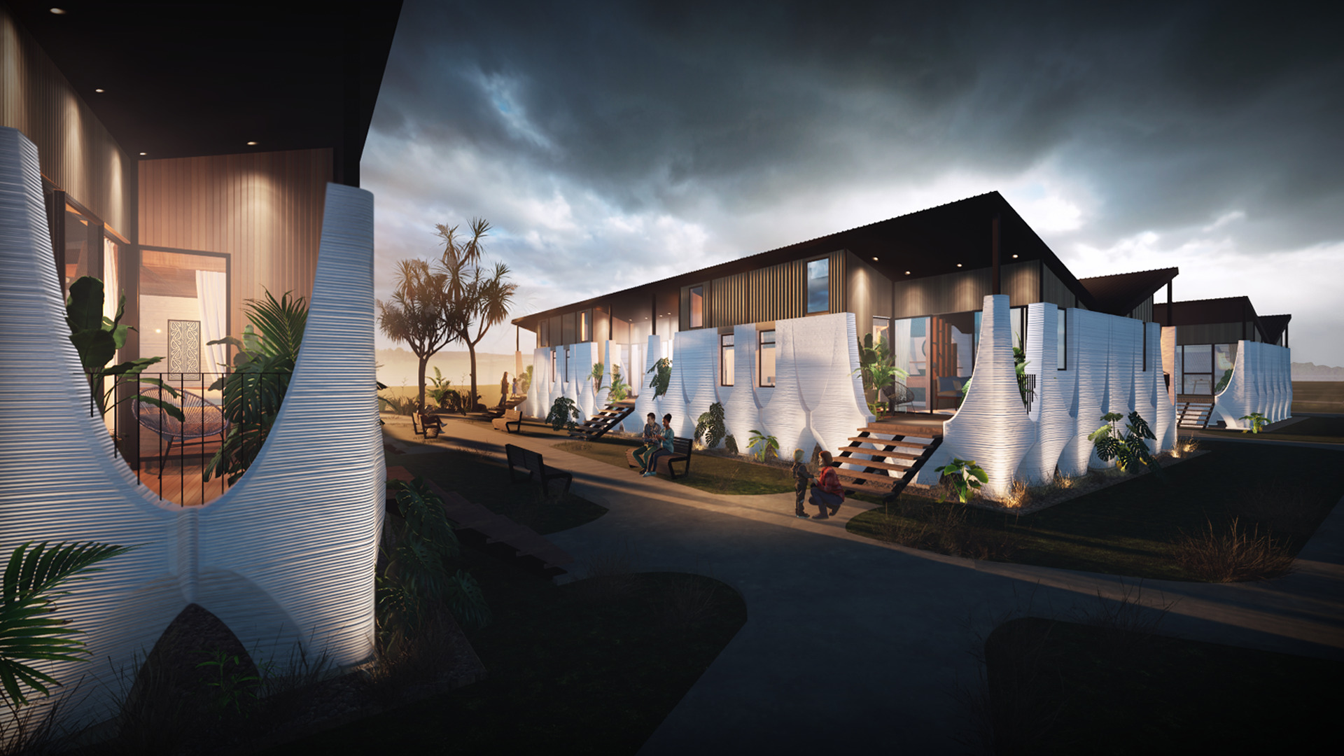 Gallery of MTspace Studio Designs Flood-Resistant 3D Printed Homes for ...