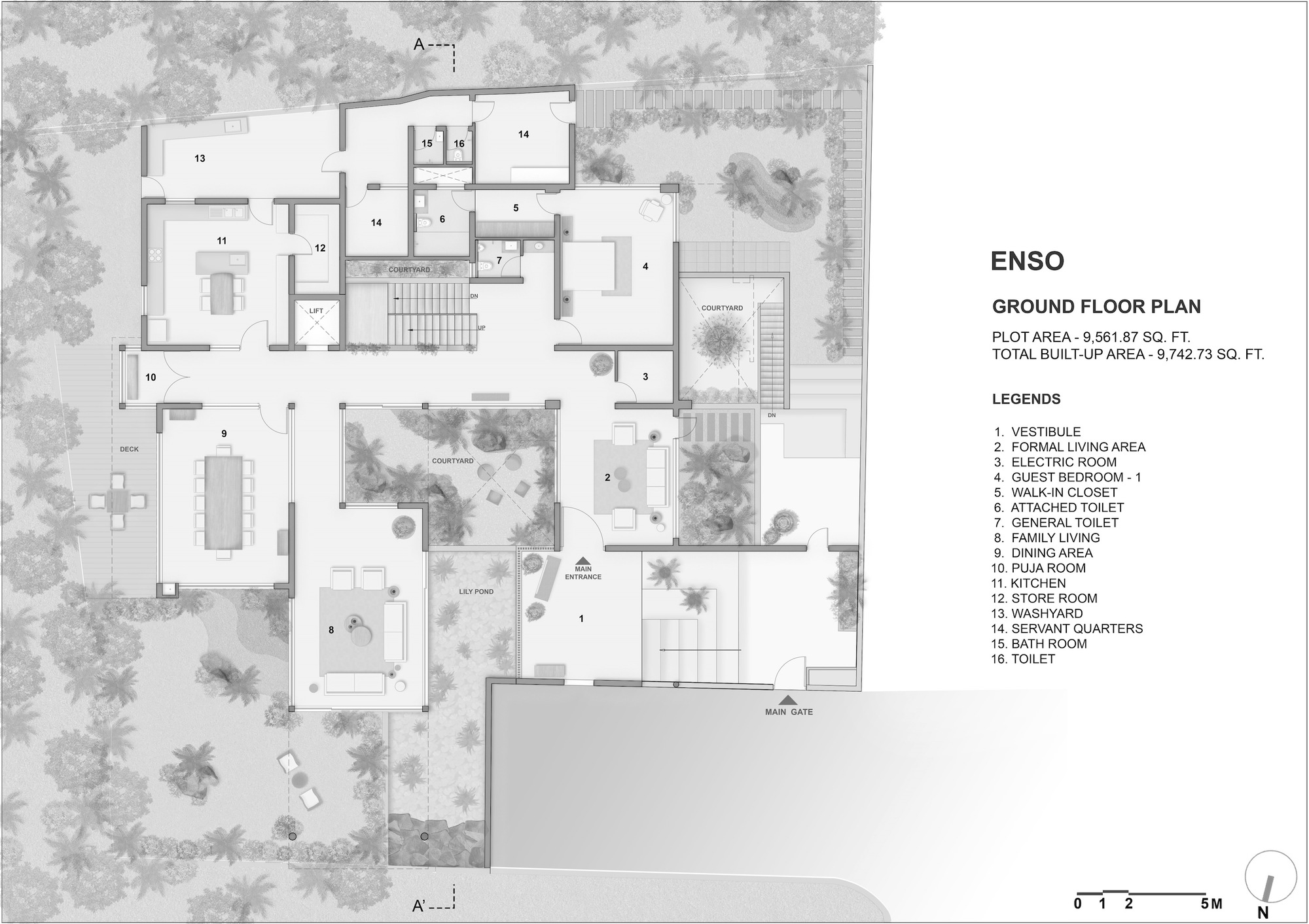 Gallery of Enso Villa / The Grid Architects - 18