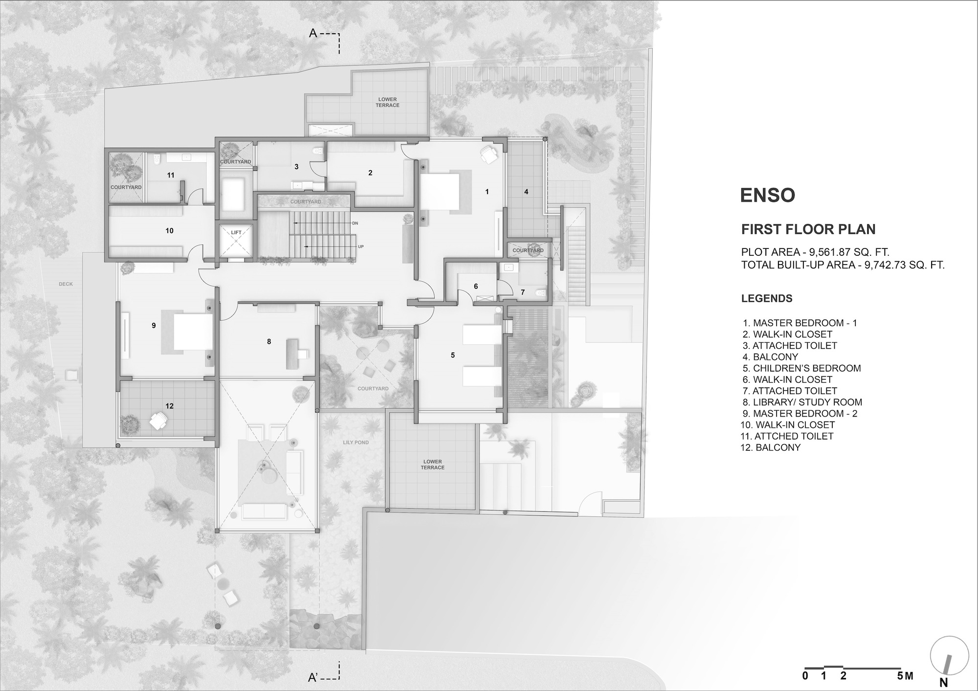 Gallery of Enso Villa / The Grid Architects - 19