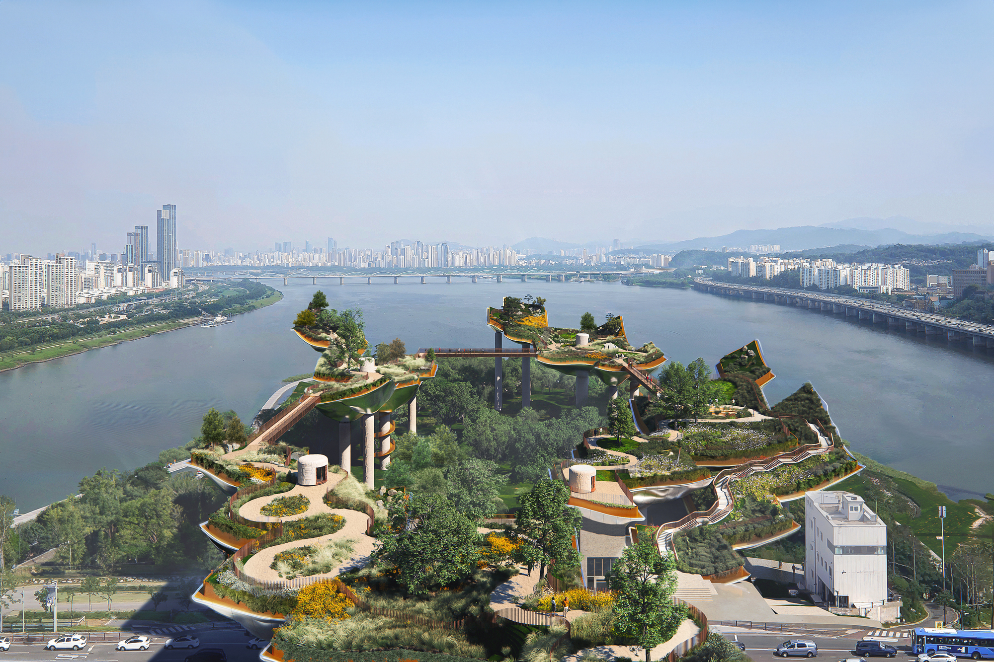 Heatherwick Studio Wins Competition to Reimagine Seoul’s Nodeul Island in South Korea | ArchDaily