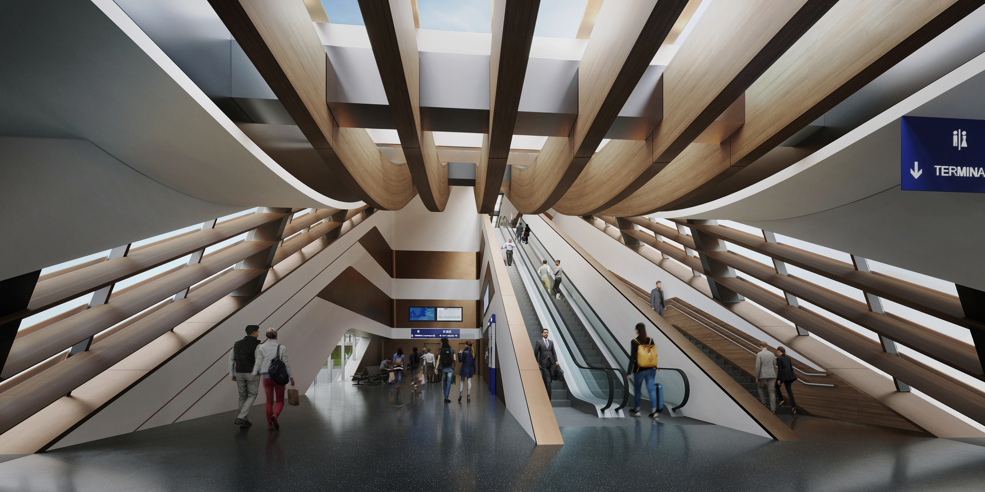 画廊 ZHA 公布‘Ülemiste 客运站’方案，采用模块化结构系统以快速建设 - 6