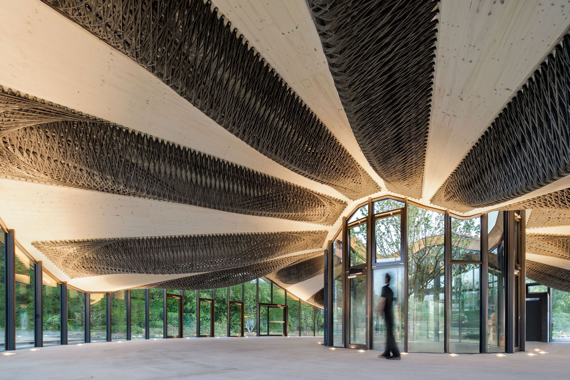 Gallery of Hybrid Flax Pavilion / ICD/ITKE/IntCDC University of ...