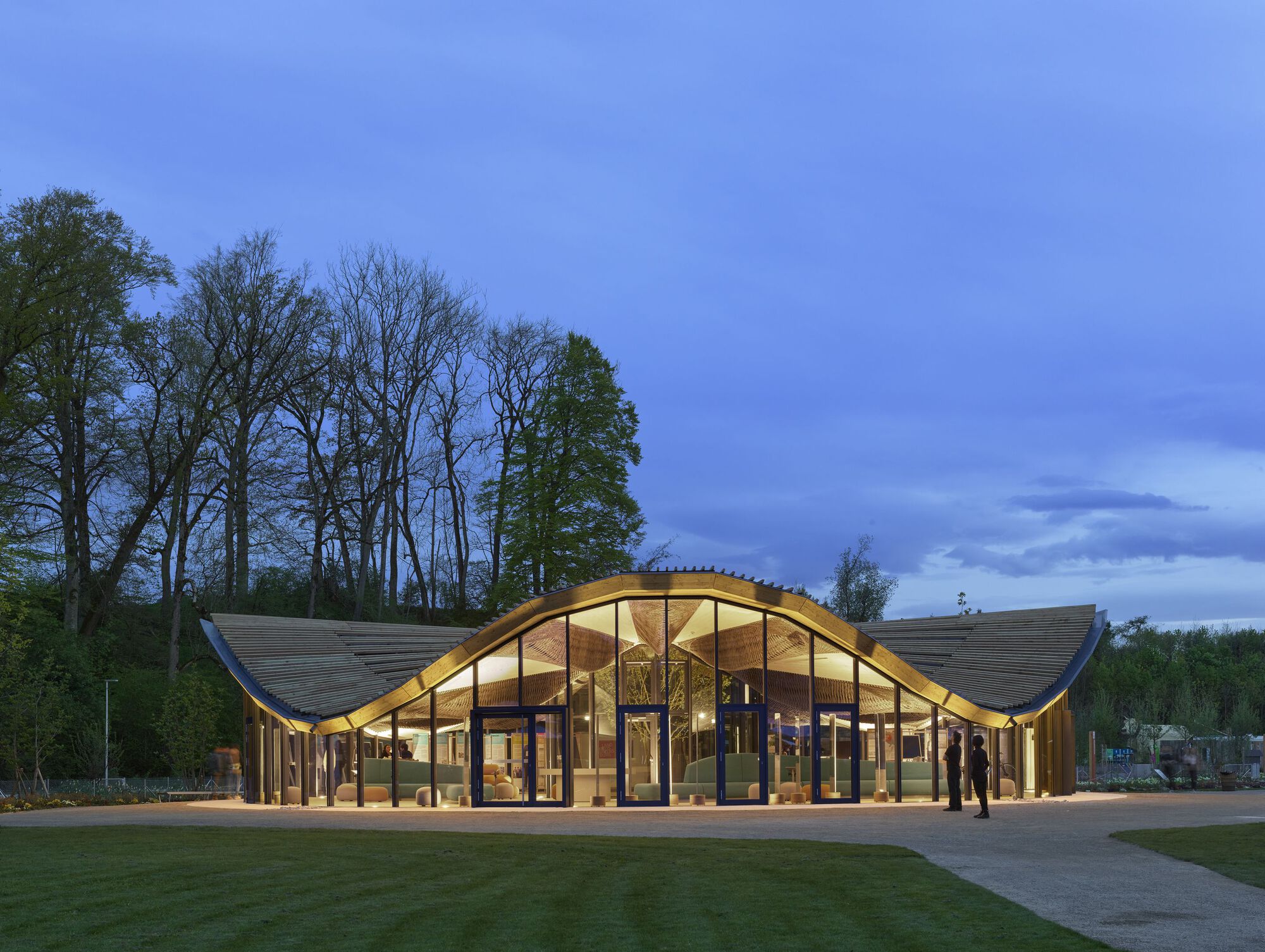 Gallery of Hybrid Flax Pavilion / ICD/ITKE/IntCDC University of ...