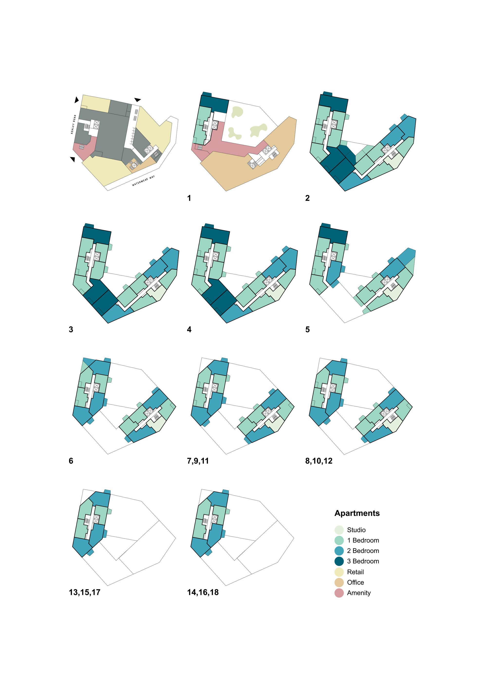 Gallery of One Ashley Road Building / Alison Brooks Architects - 21