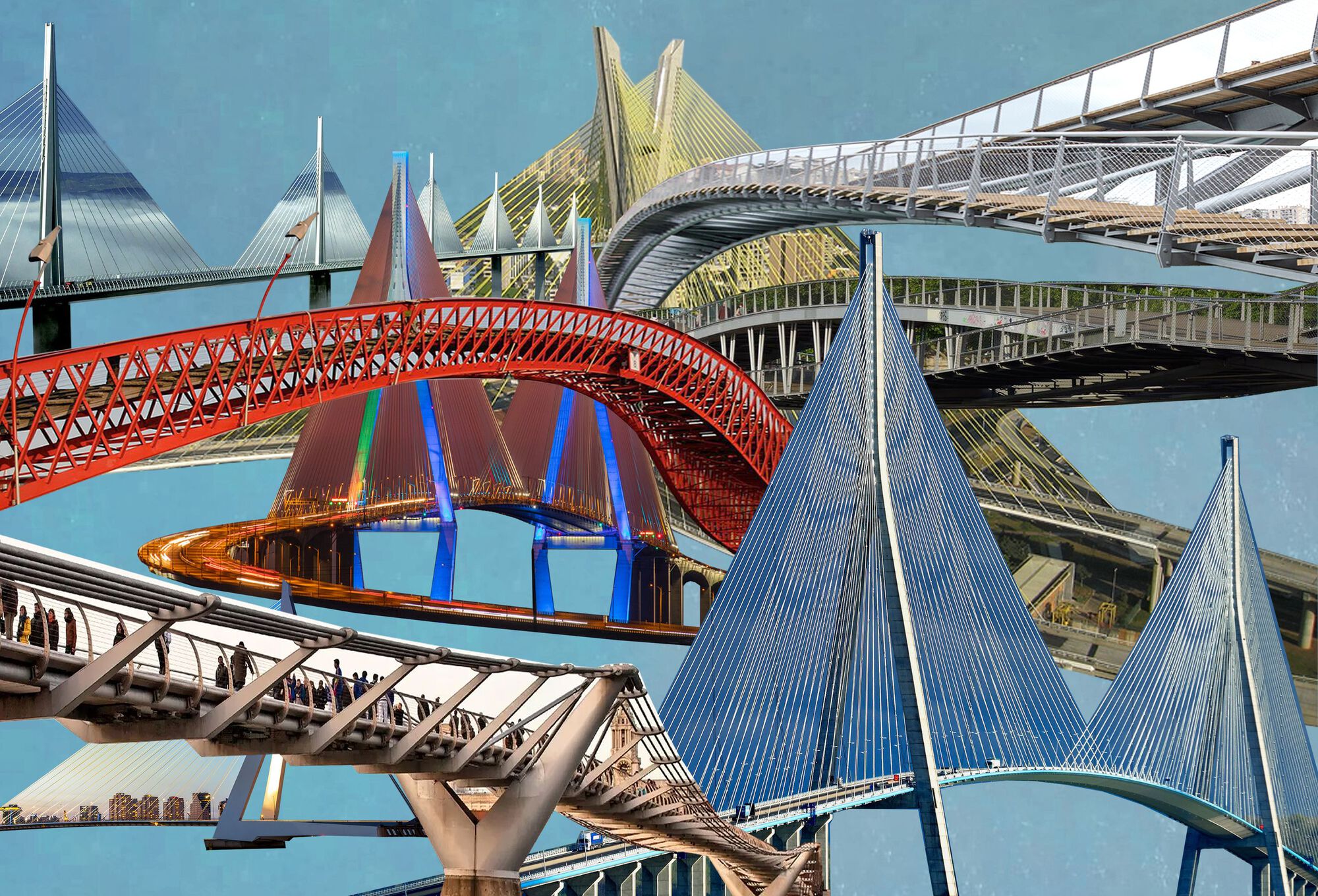 Gallery of Simone Veil Bridge / OMA - 17