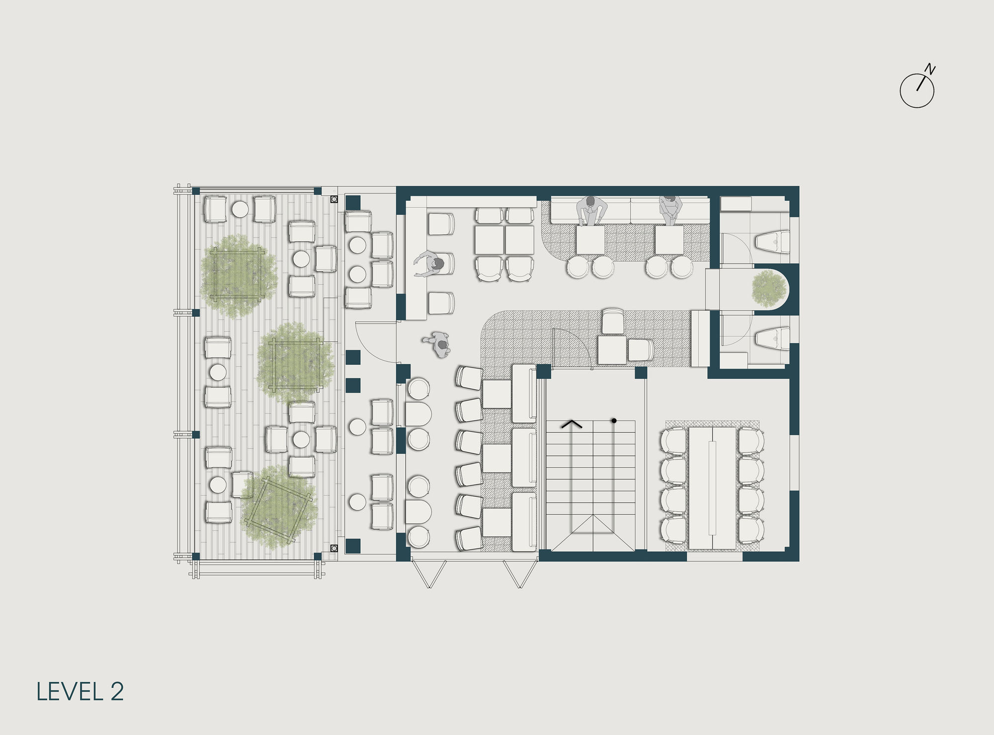 Outdoor Cafe Seating Plan
