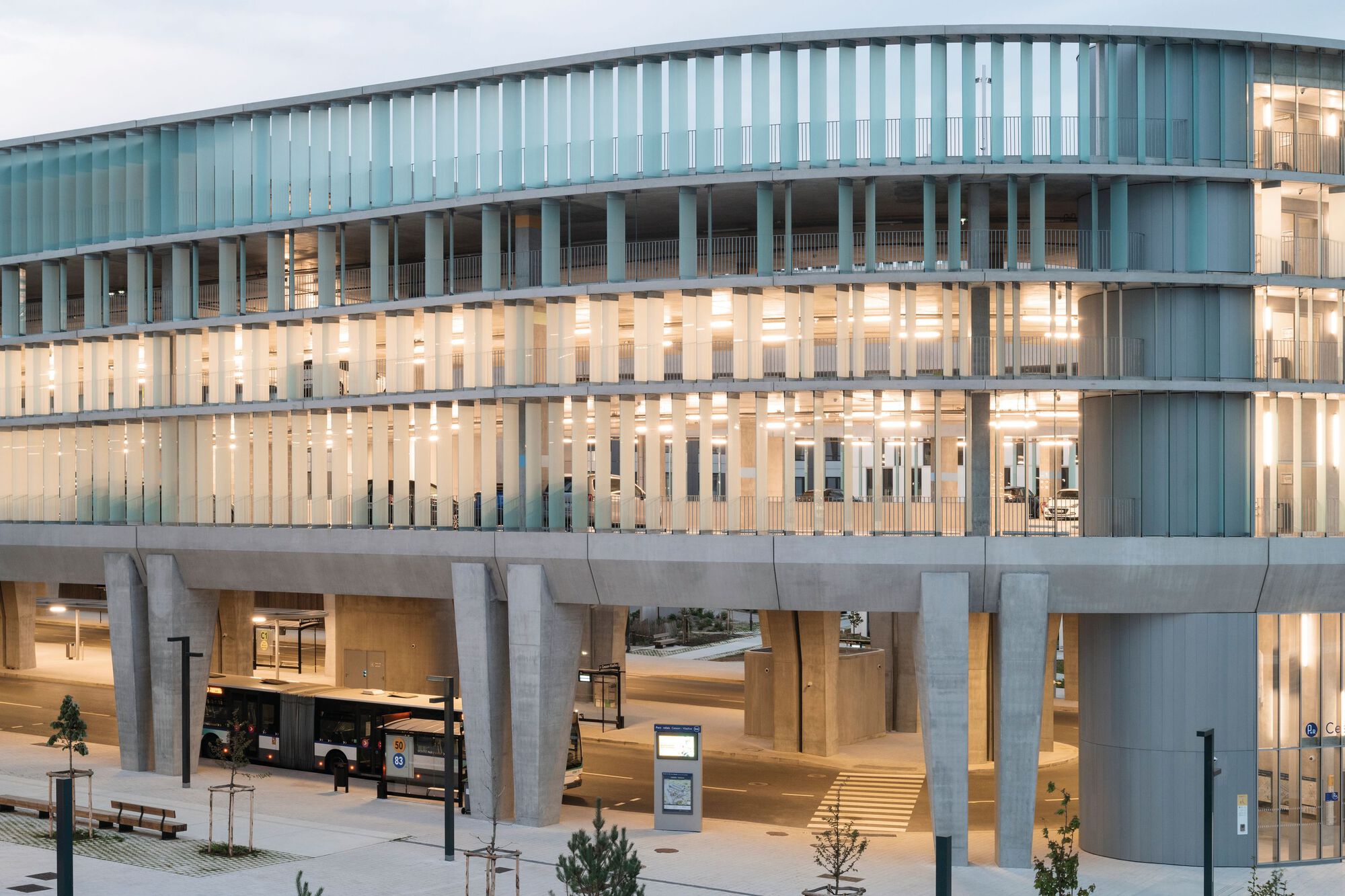Gallery of Park and Ride Bus Station / Ateliers O-S architectes - 7
