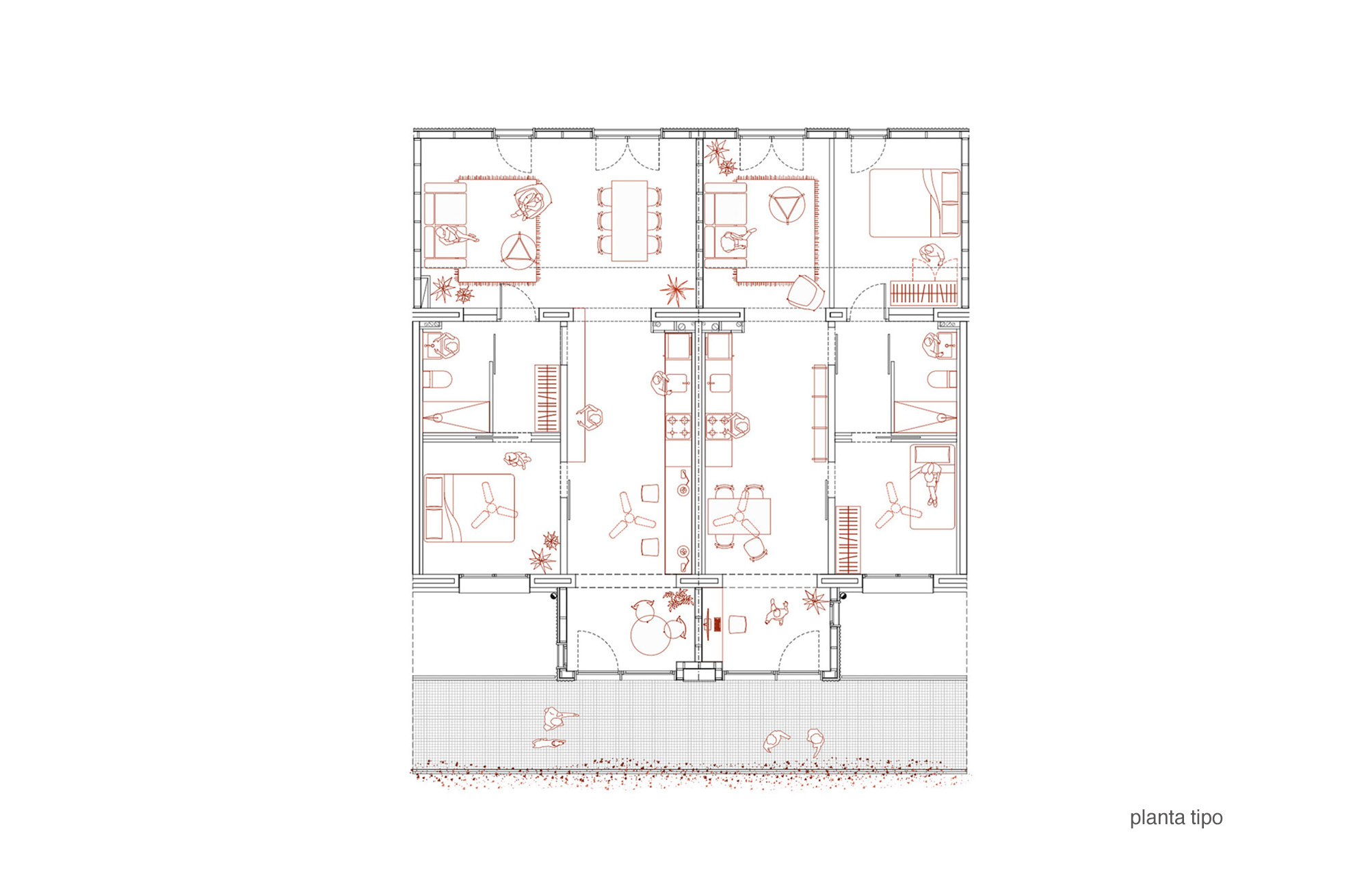 Galeria de Habitação Coletiva Cases dels Mestres / Zaga arquitectura ...